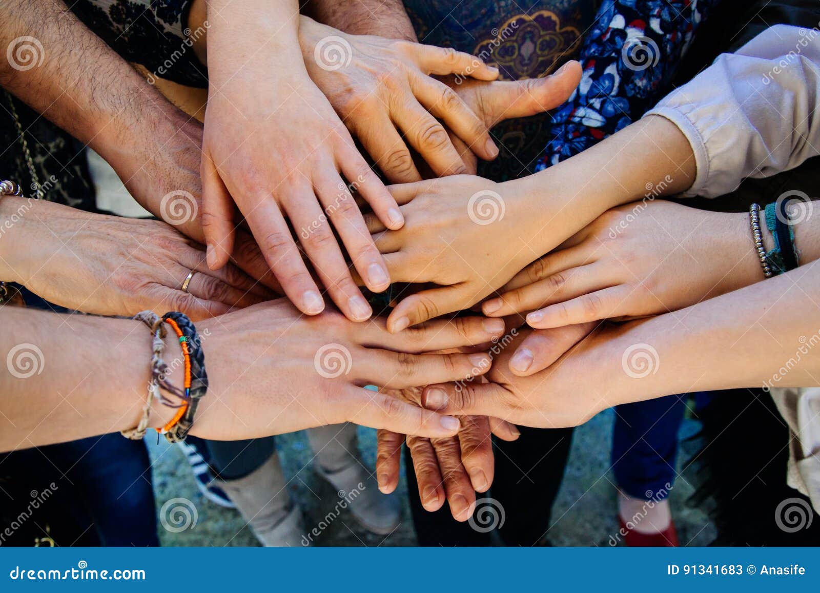 Multi Generation Family Hands Stock Image - Image of concept, father ...