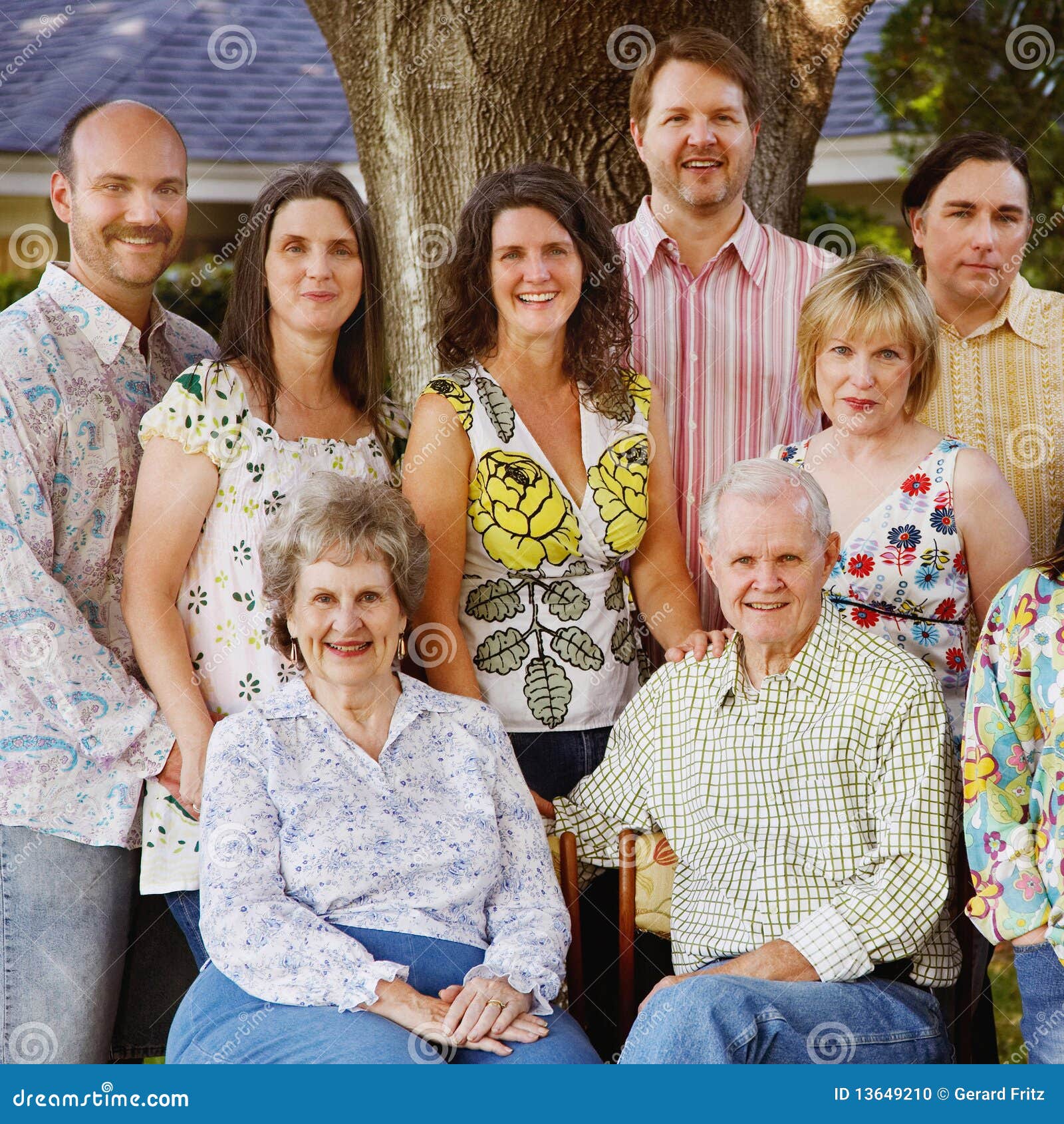 Multi-Generation Family Reunion Stock Photo - Image of camera, bonding ...
