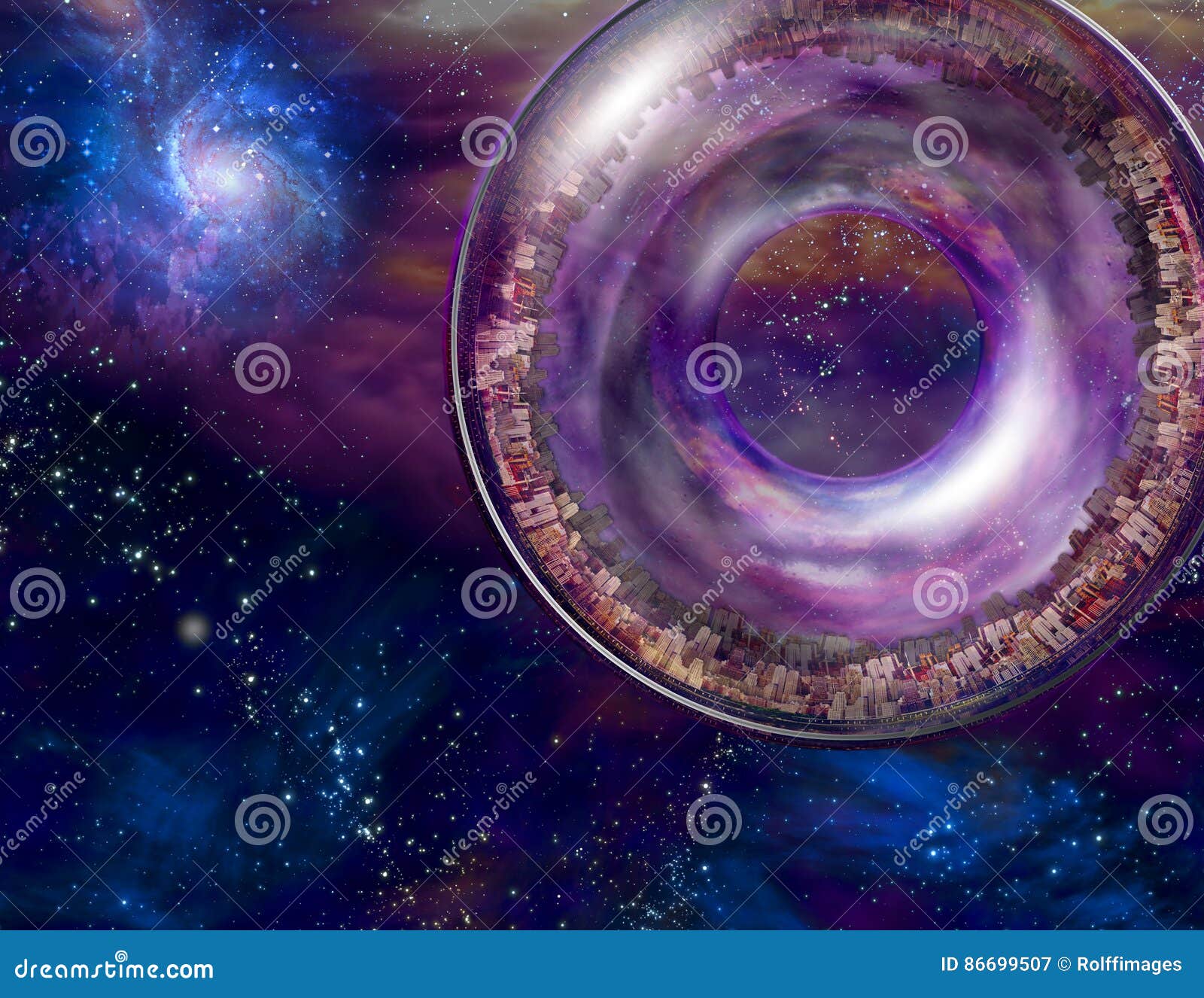 Multi-Generational Interstellar Ship Royalty-Free Stock Photography ...