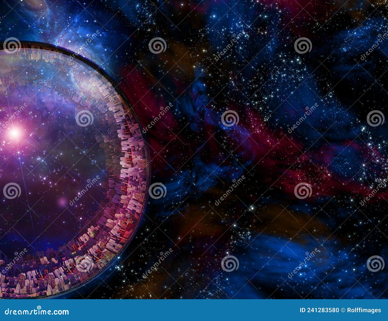 Multi Generational Interstellar Ship Royalty-Free Stock Image ...