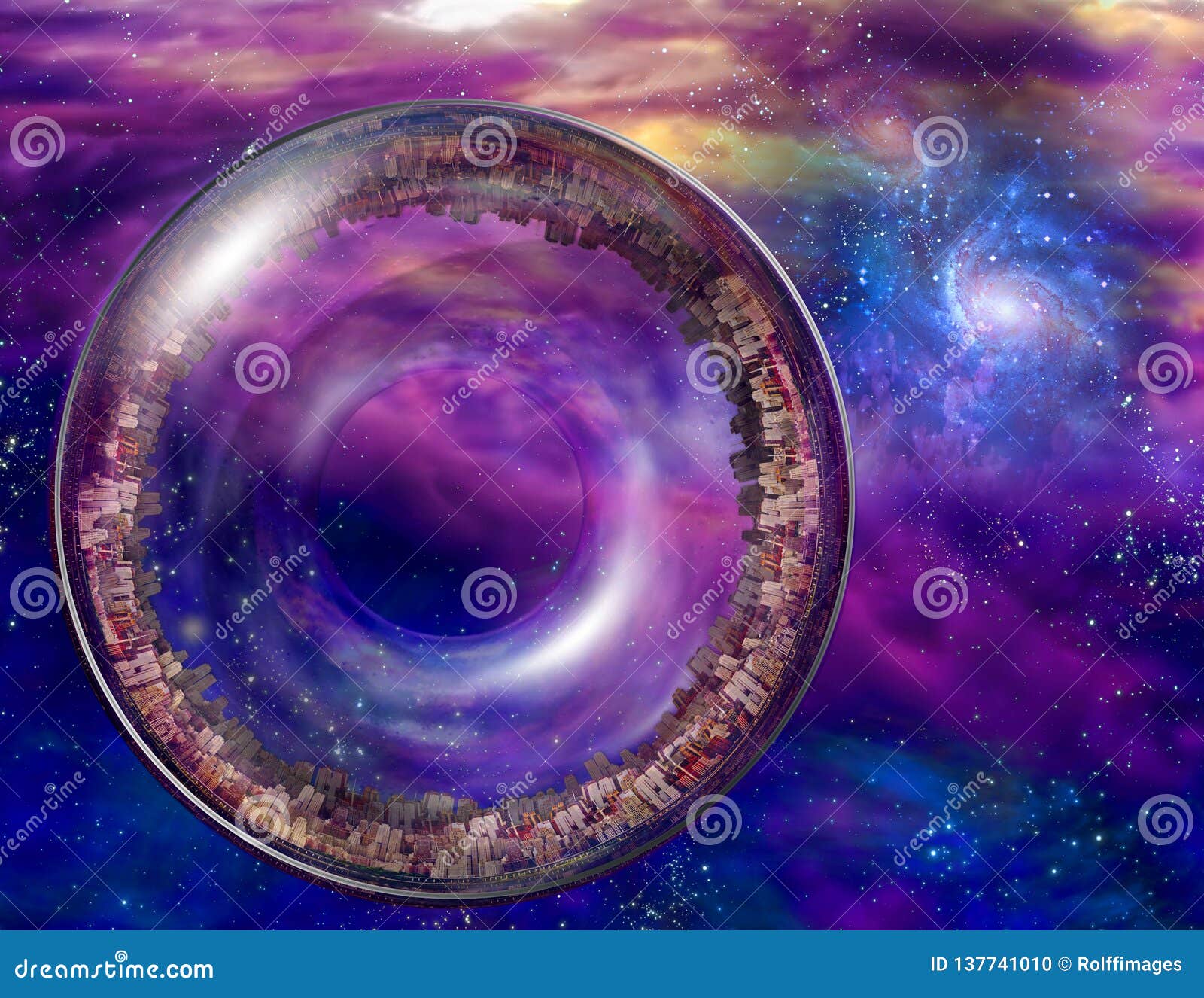 Multi-Generational Interstellar Ship Stock Photography | CartoonDealer ...