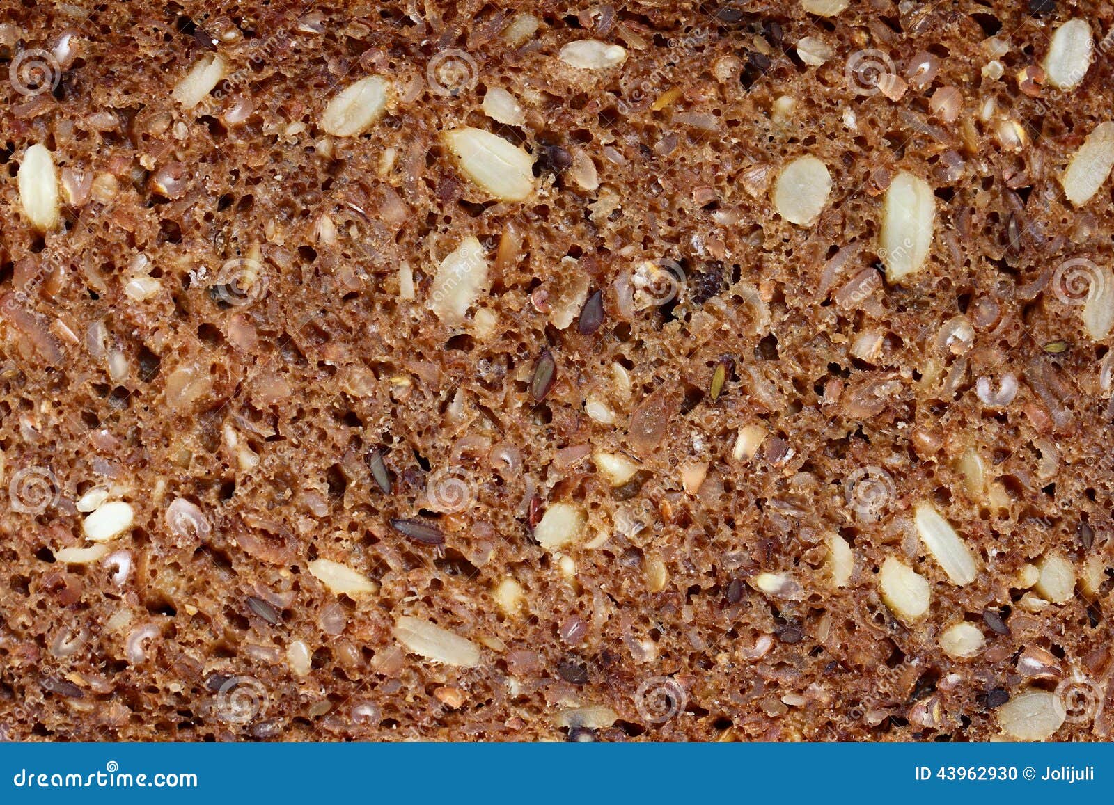 Multi grain dark bread stock photo. Image of dark, fitness - 43962930