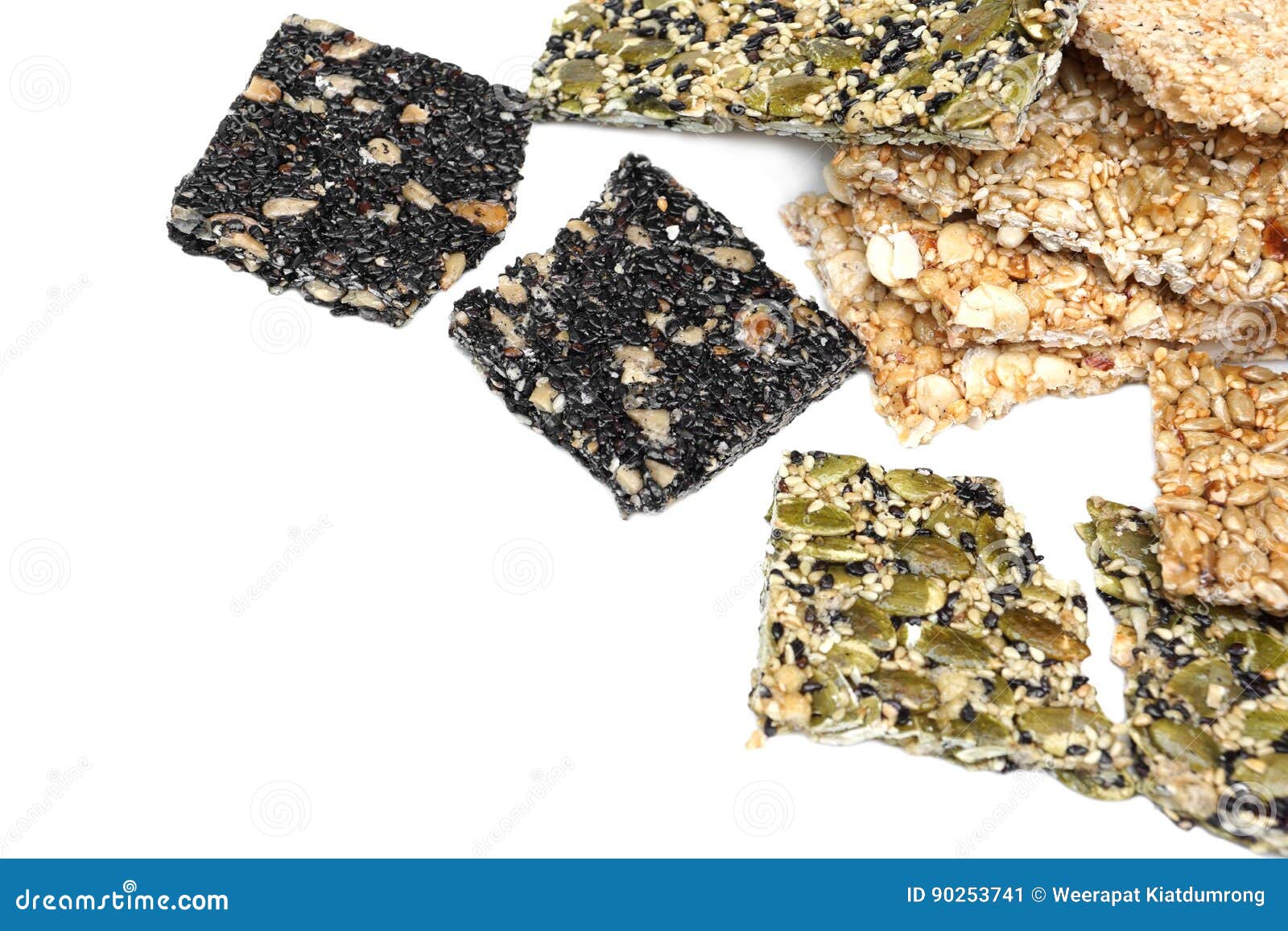 Multi-grains bars stock image. Image of healthy, seed - 90253741