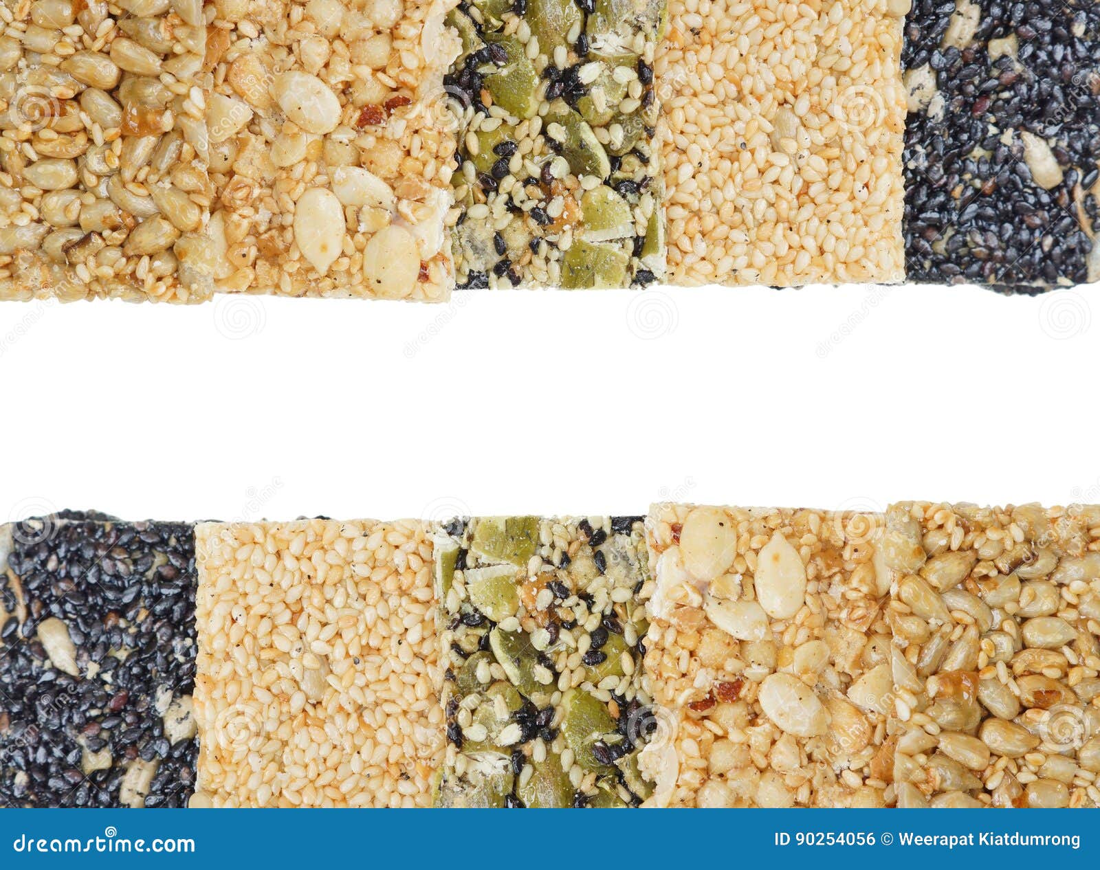 Multi-grains bars stock photo. Image of honey, green - 90254056