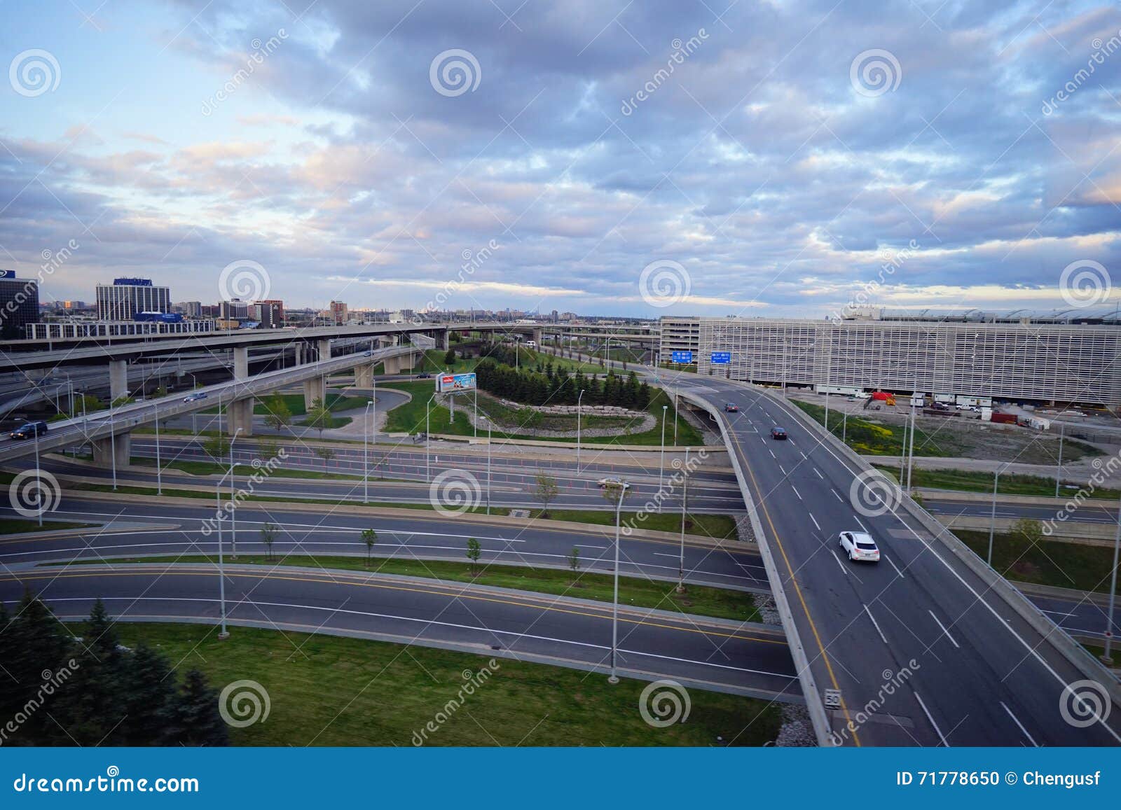 Multi-lane Highway in a Big City Editorial Image - Image of modern ...