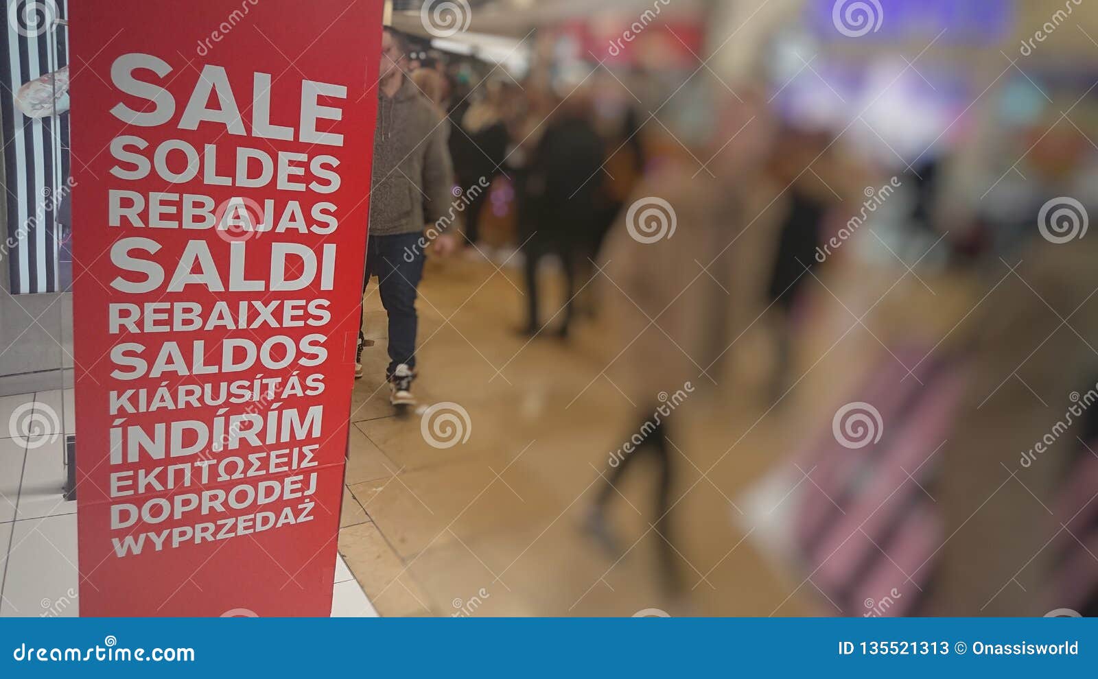 Multi Language Shop Sale Sign Stock Image - Image of sale, languages ...