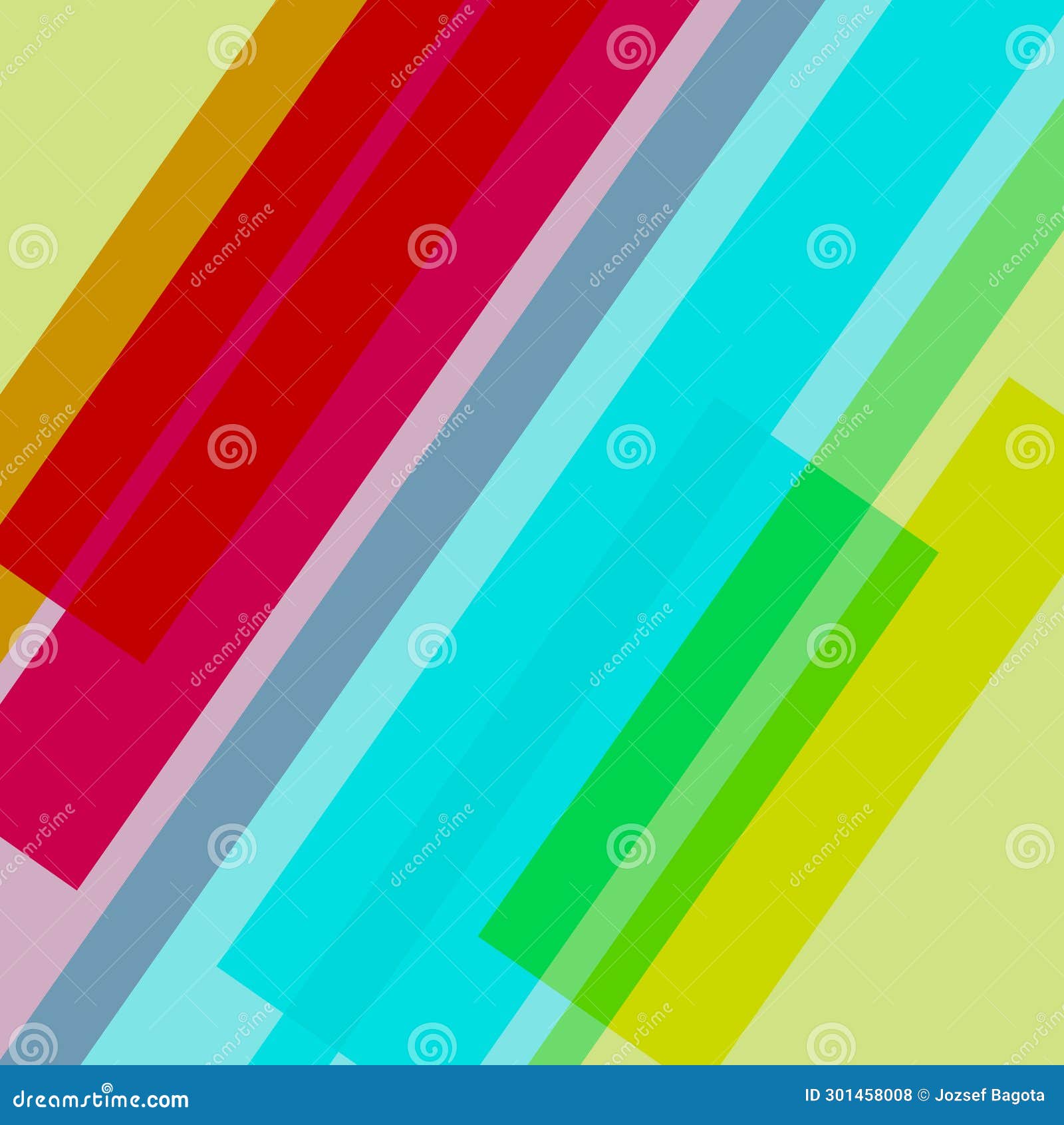 Multi Layer Rectangles with Riso Print Effect - Graphic Element for ...