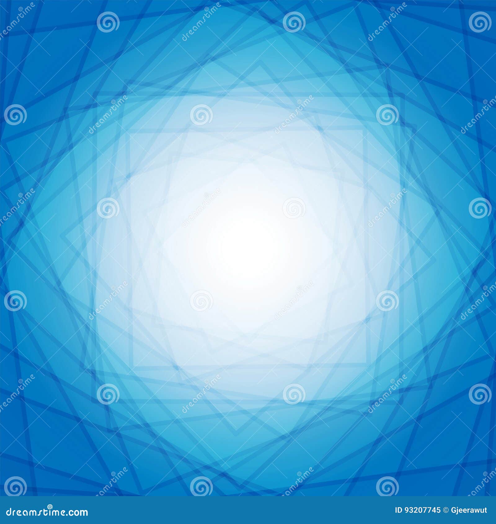 Multi Layer of Transparent Blue Square for Abstract Graphic Design ...