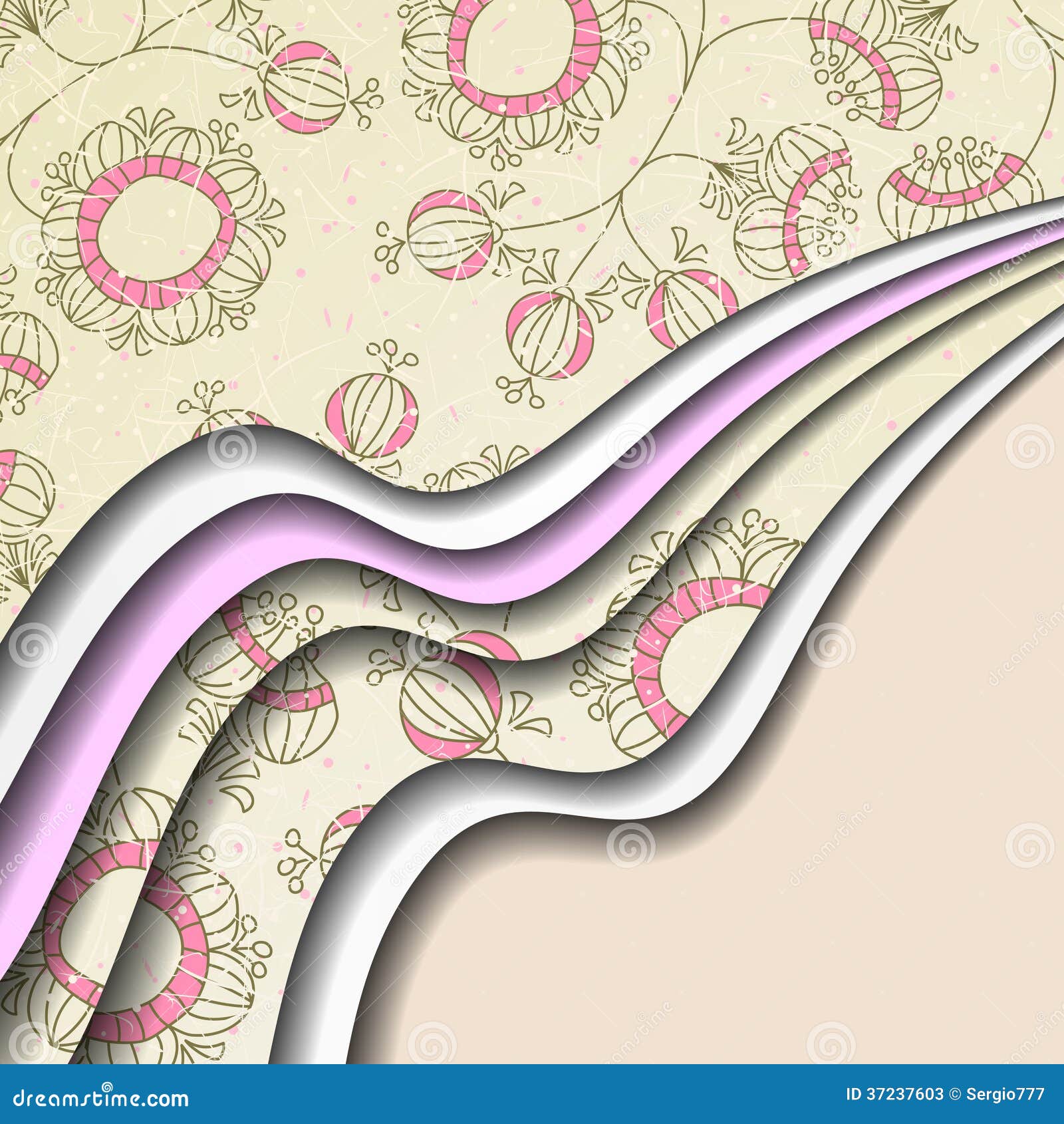 Multi Layered Abstract Background Stock Illustration - Illustration of ...