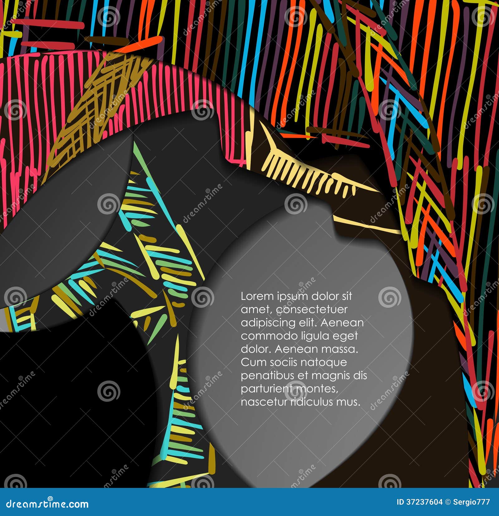 Multi Layered Abstract Background Stock Vector - Illustration of ...