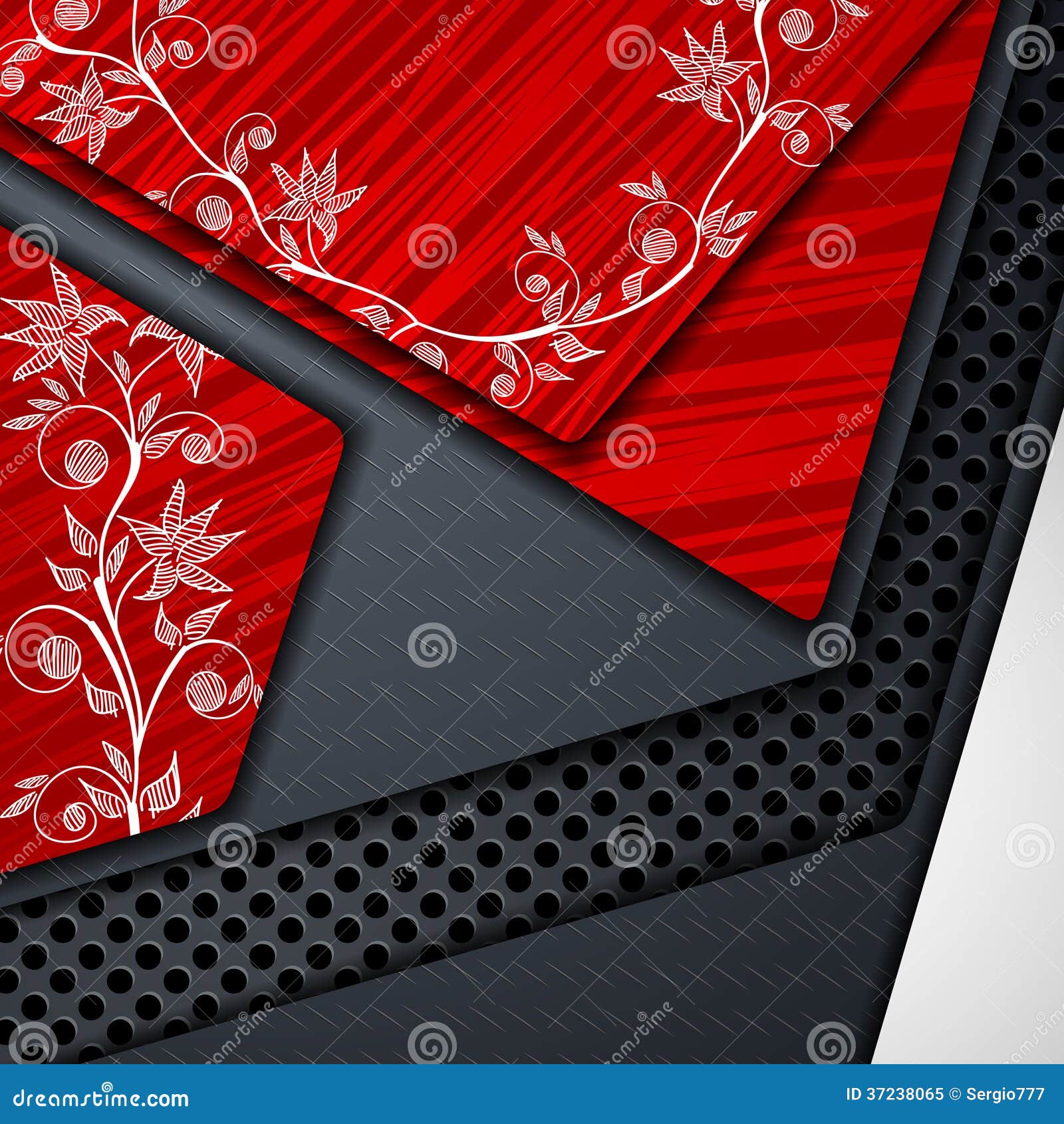 Multi Layered Abstract Background Stock Vector - Illustration of ...