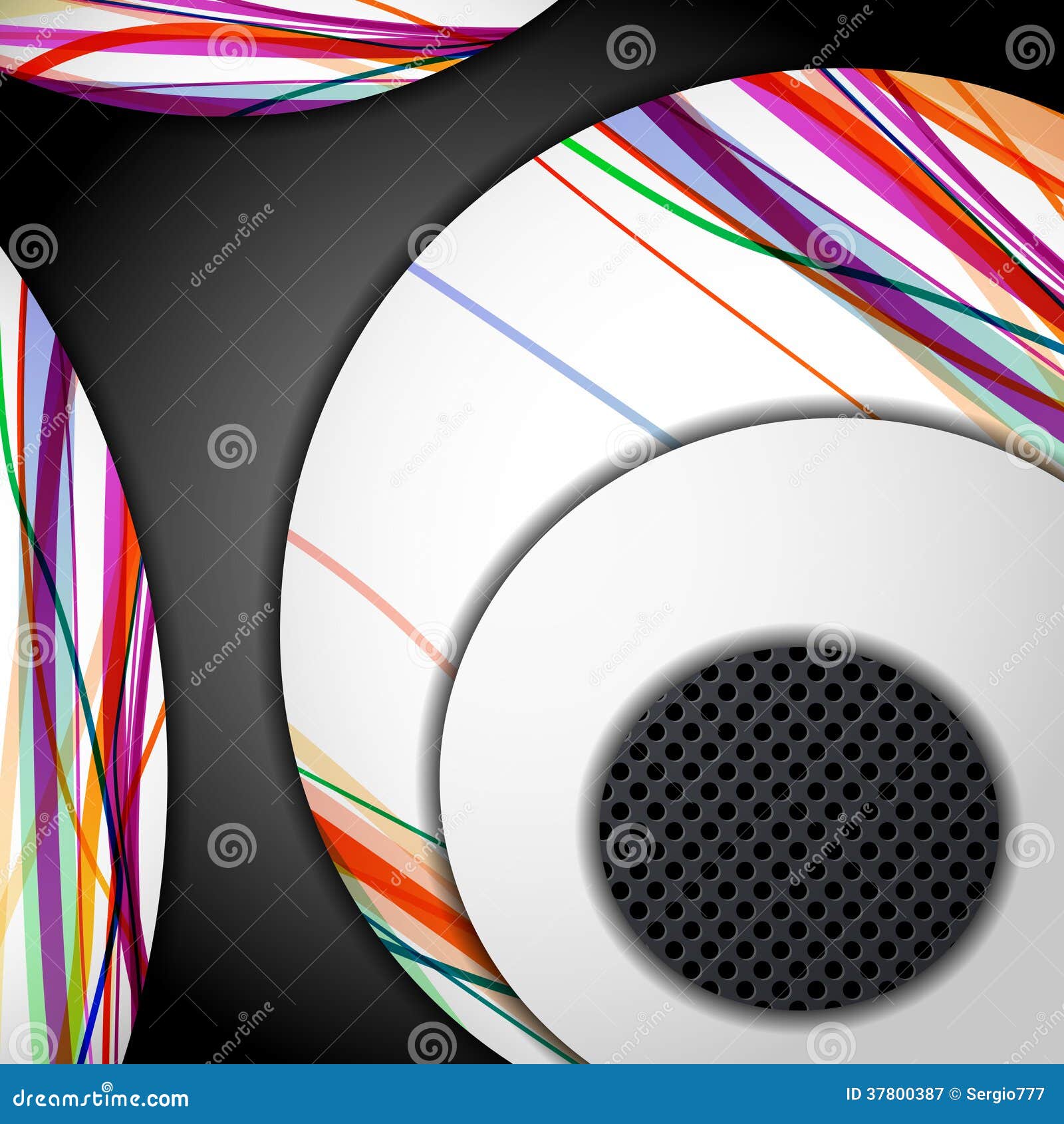 Multi Layered Abstract Background Stock Vector - Illustration of iron ...