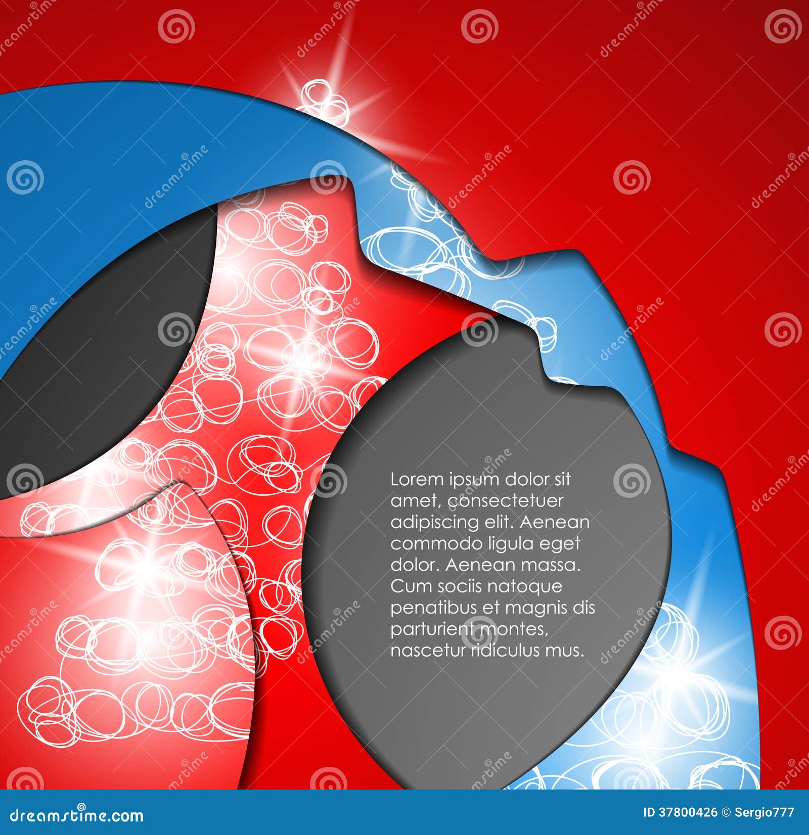 Multi Layered Abstract Background Stock Vector - Illustration of ...