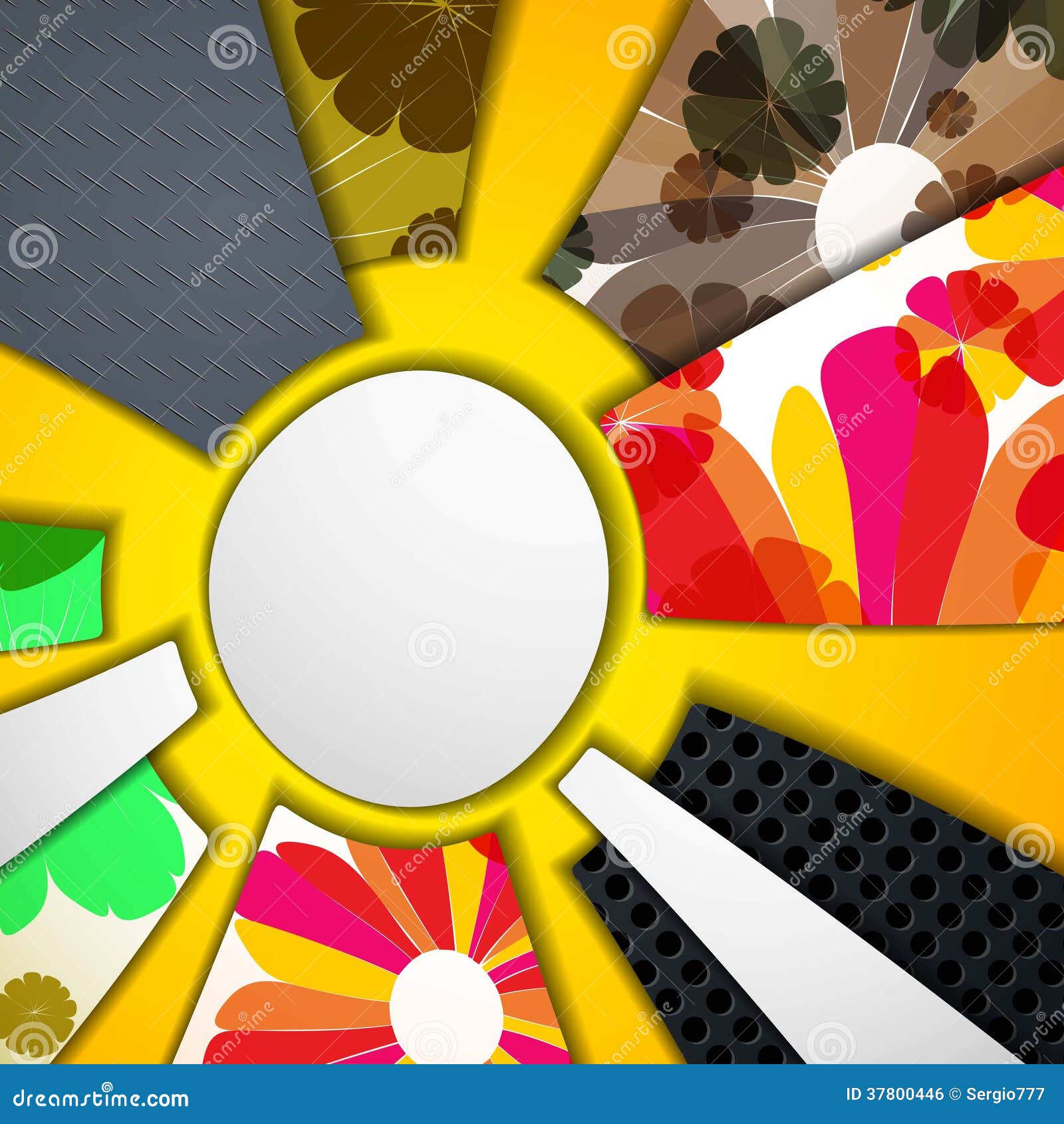 Multi Layered Abstract Background Stock Vector - Illustration of ...