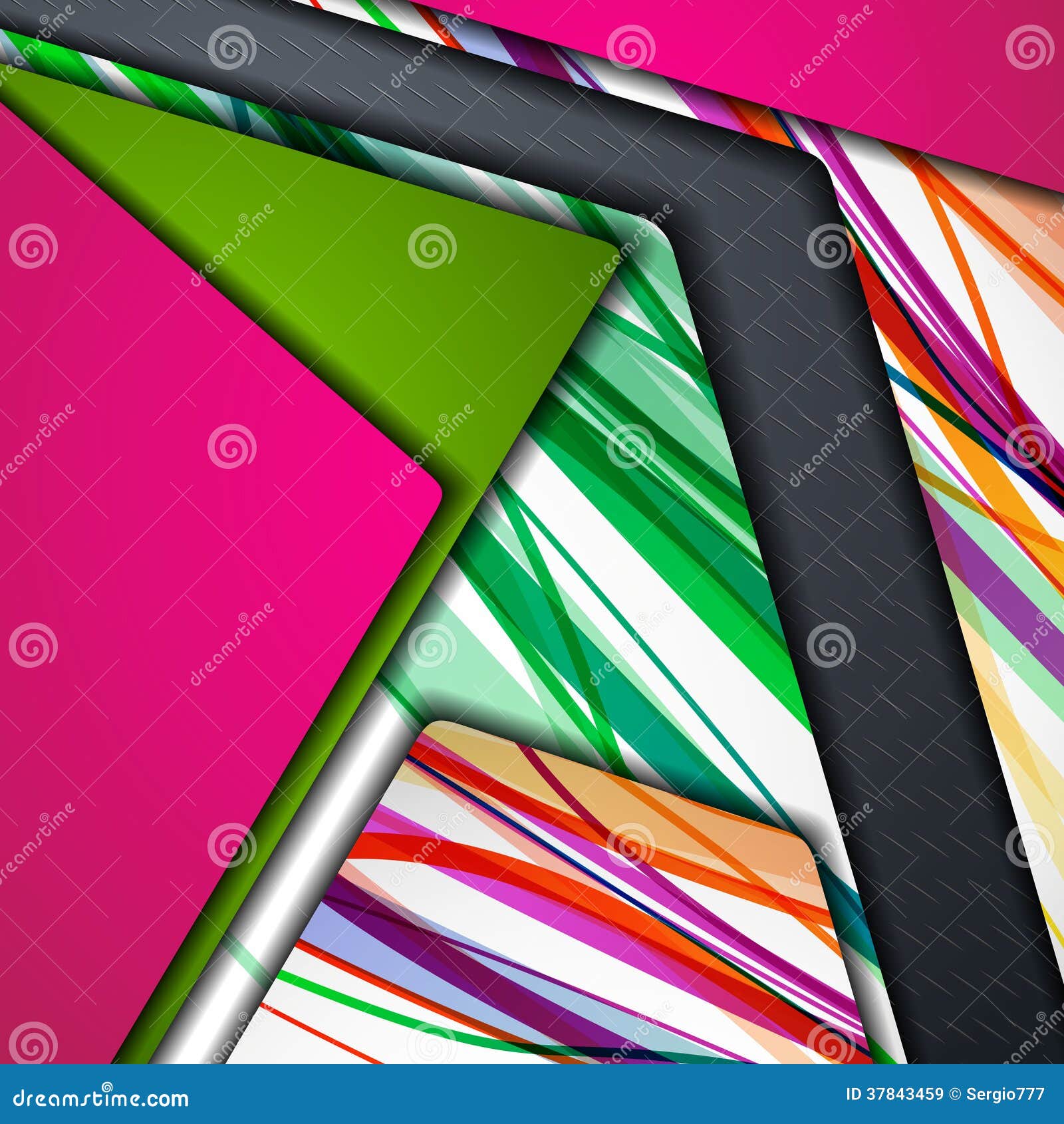Multi Layered Abstract Background Stock Vector - Illustration of shadow ...