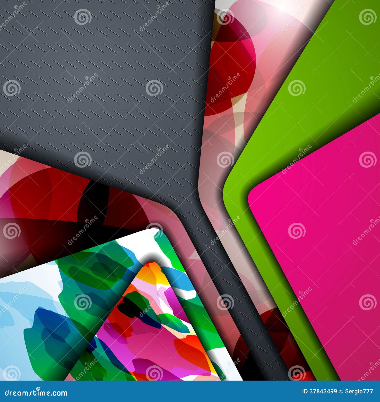 Multi Layered Abstract Background Stock Vector - Illustration of ...
