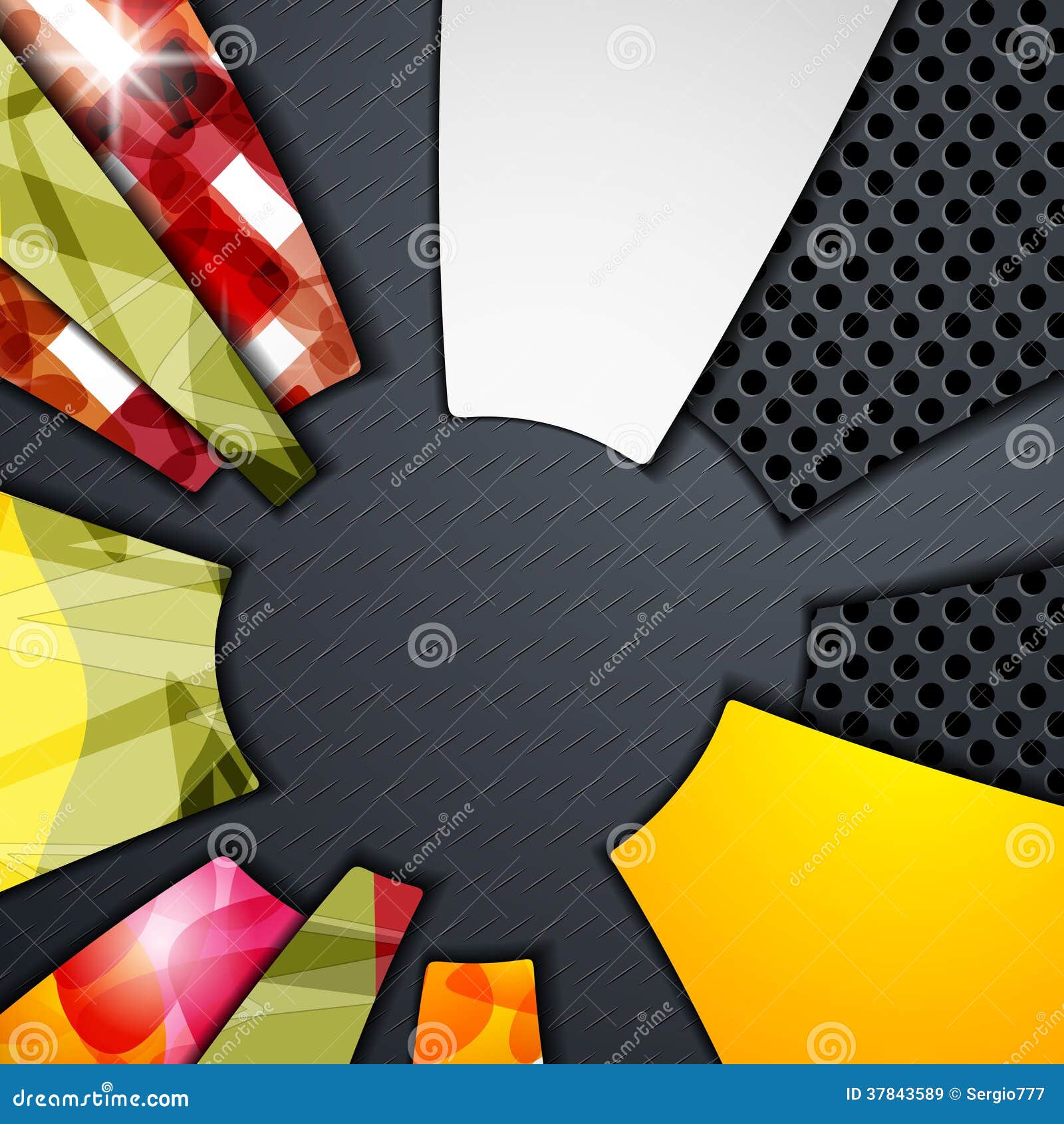 Multi Layered Abstract Background Stock Vector - Illustration of ...