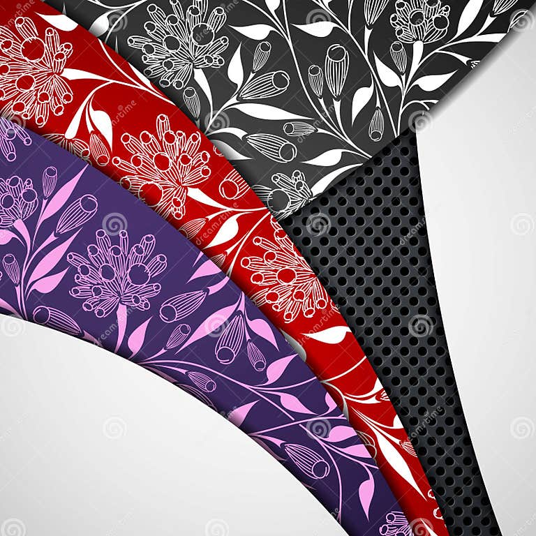 Multi Layered Abstract Background Stock Vector - Illustration of ...