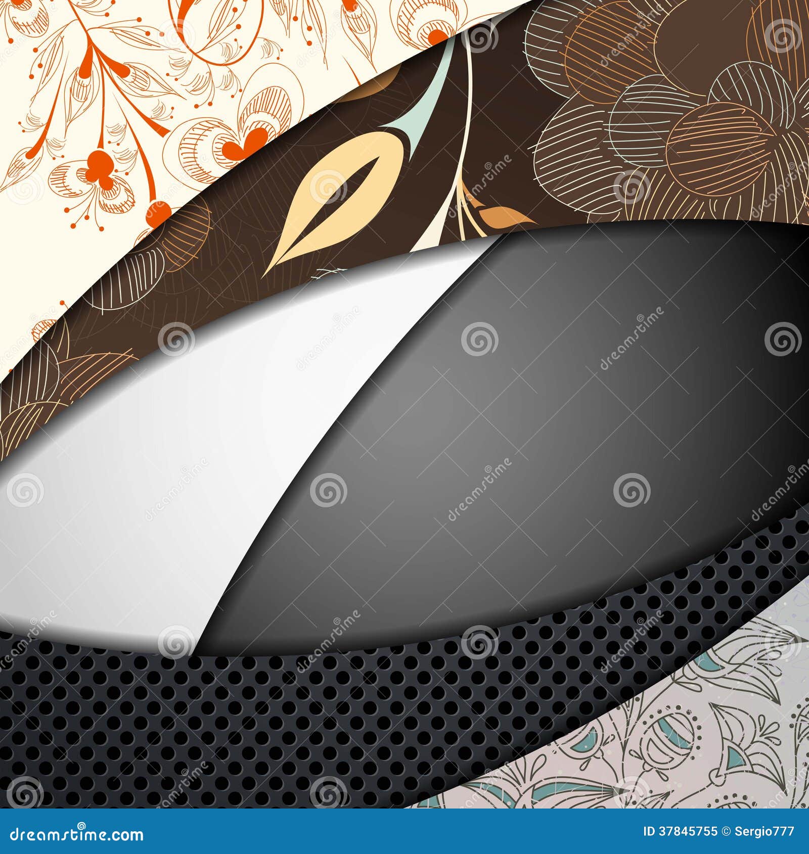 Multi Layered Abstract Background Stock Vector - Illustration of ...