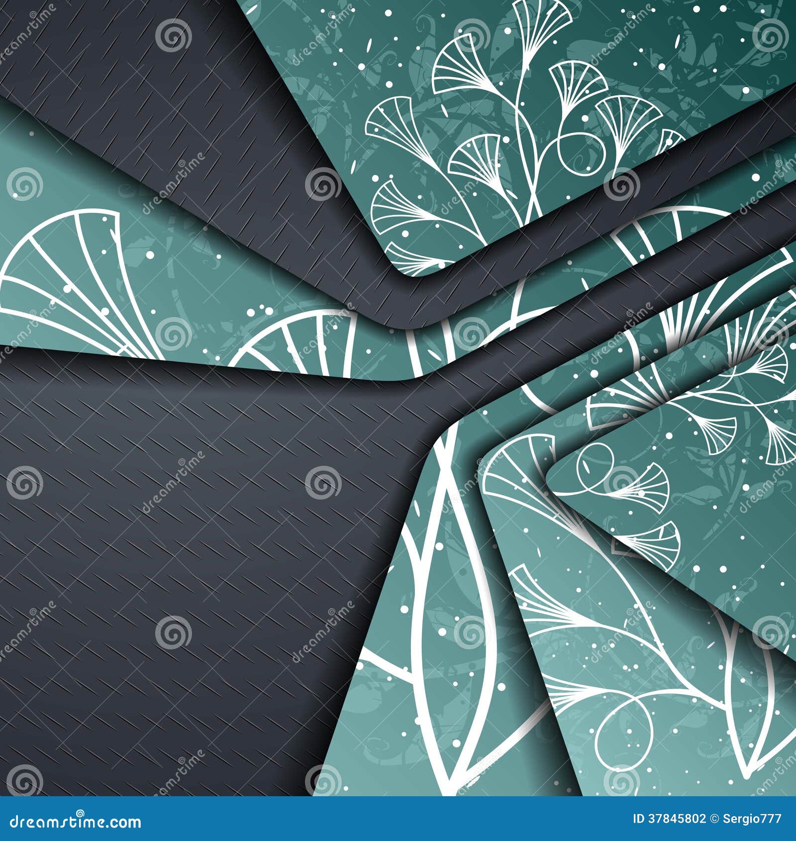 Multi Layered Abstract Background Stock Vector - Illustration of ...