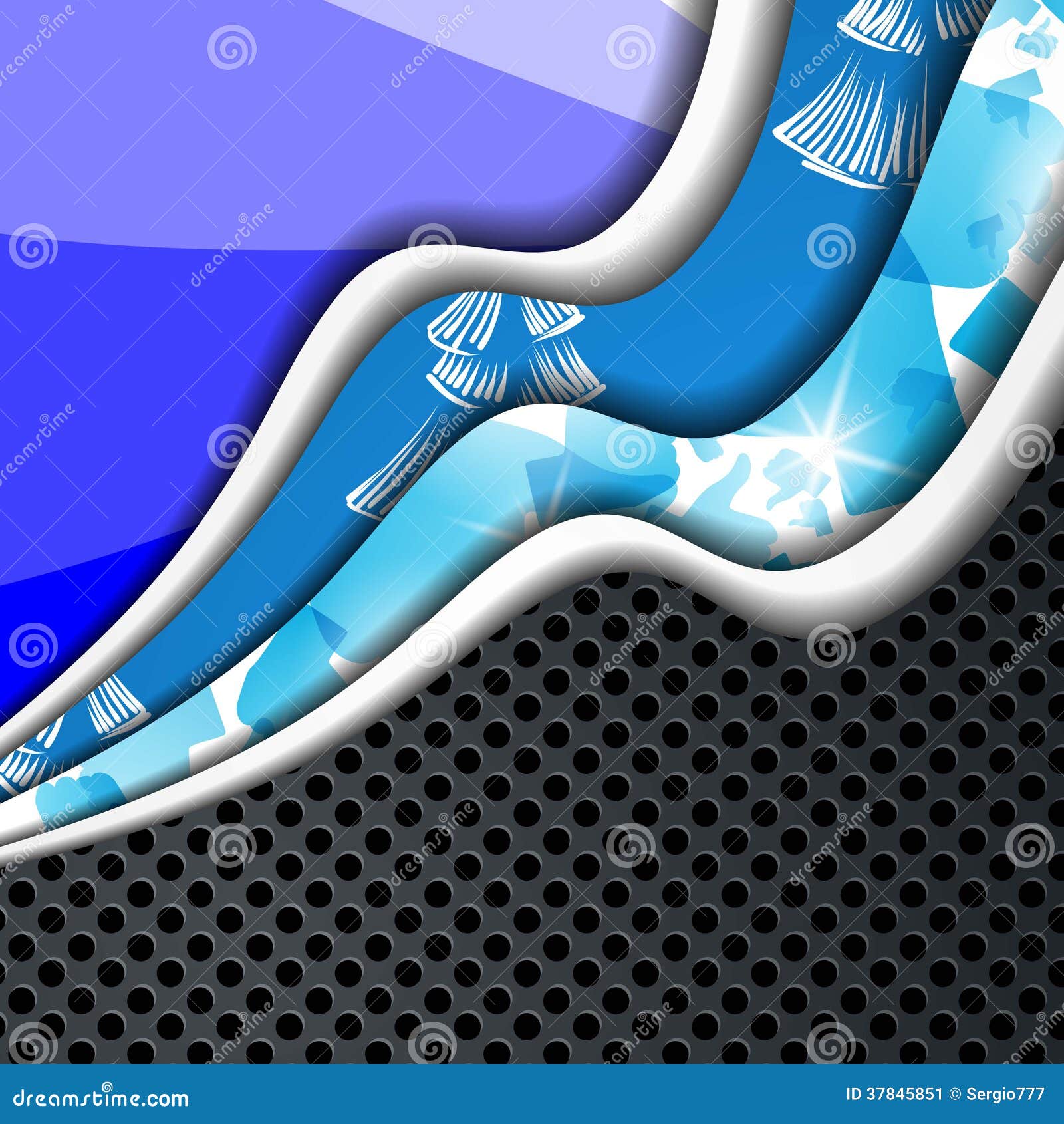 Multi Layered Abstract Background Stock Vector - Illustration of ...