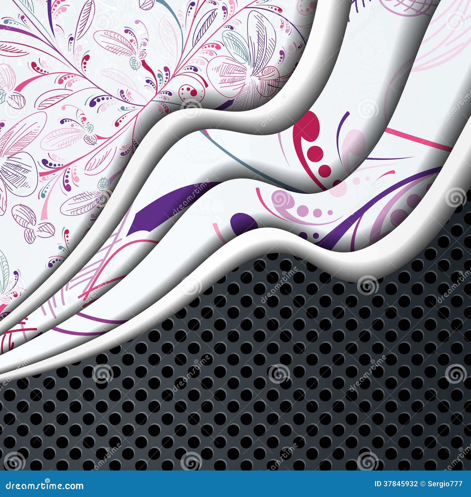 Multi Layered Abstract Background Stock Vector - Illustration of ...