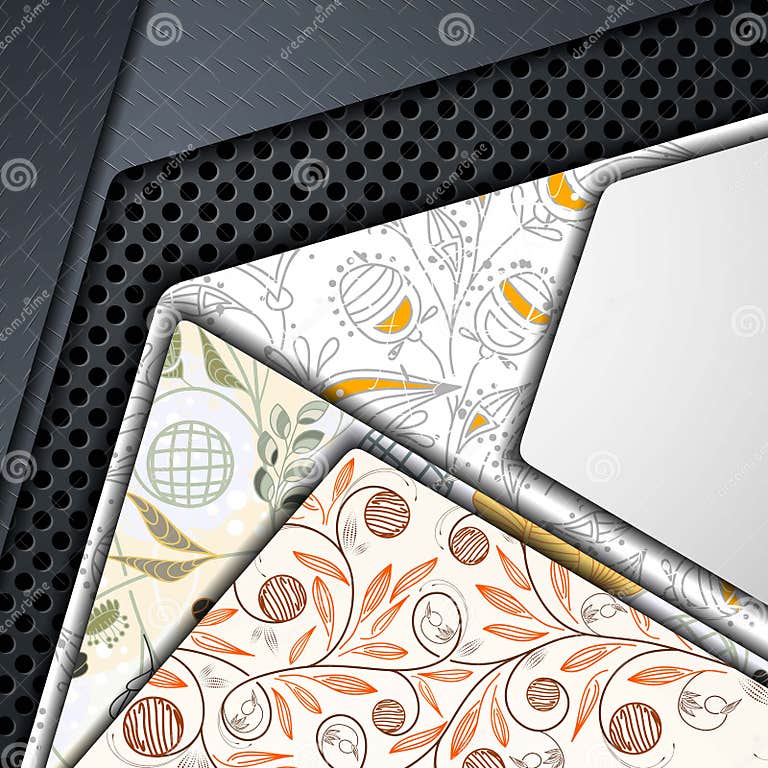 Multi Layered Abstract Background Stock Vector - Illustration of design ...