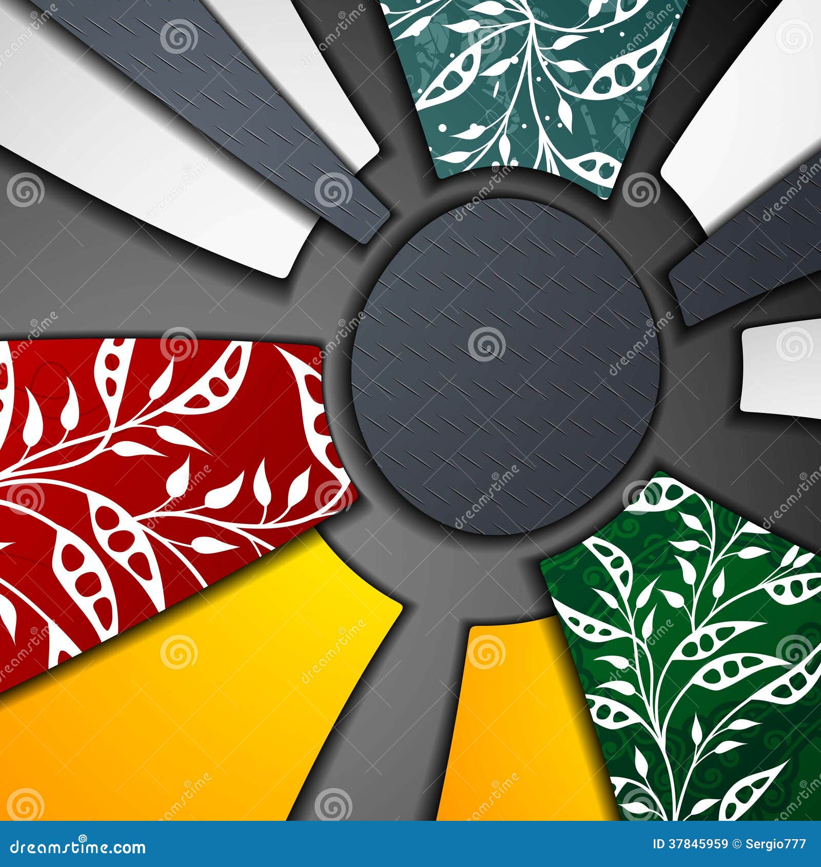 Multi Layered Abstract Background Stock Vector - Illustration of ...