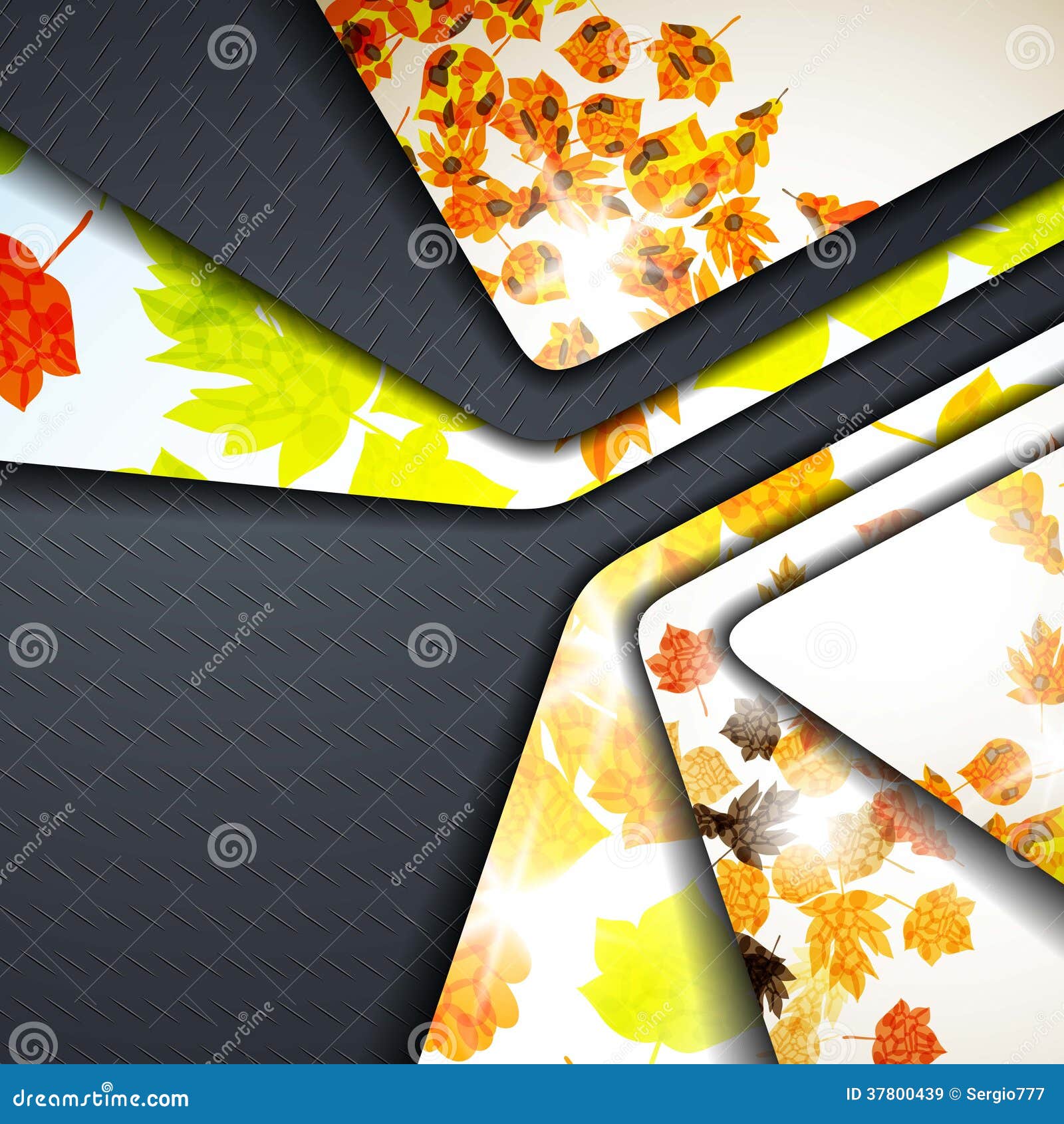 Multi Layered Abstract Background with the Theme Stock Vector ...