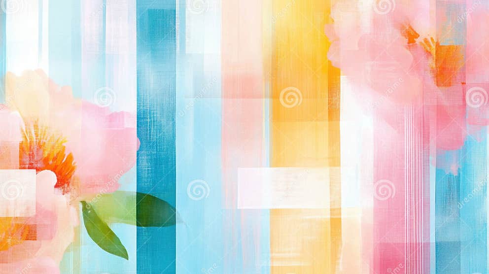 Multi-layered Artwork Showcasing Vintage Elements and Floral Patterns ...