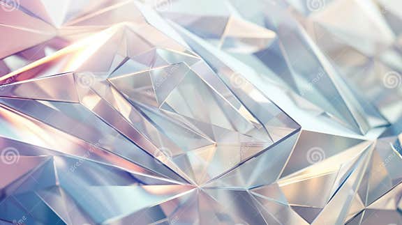 Multi-layered 3D Digital Composition with Transparent Triangles and ...