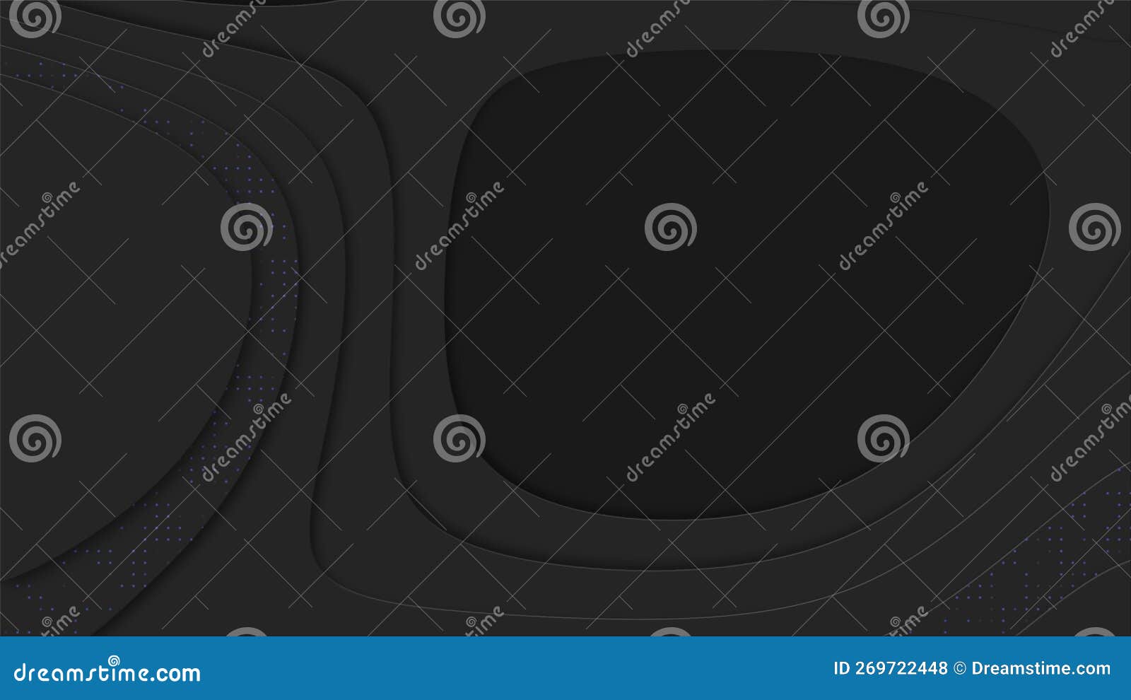 Multi Layered Technology Background. Abstract Rounded Shapes. Corporate ...