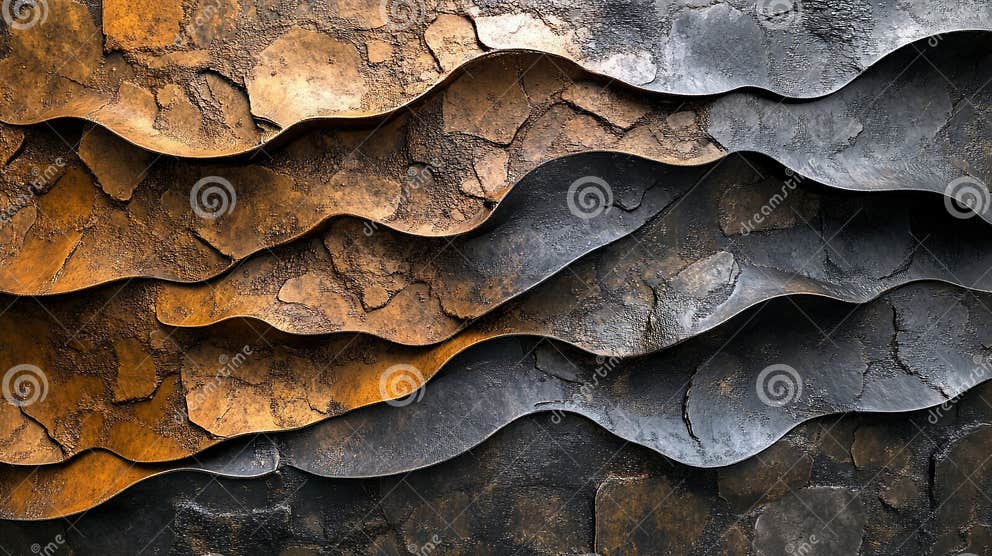 Multi-layered Textured Surface with Rich Colors and Patterns Stock ...