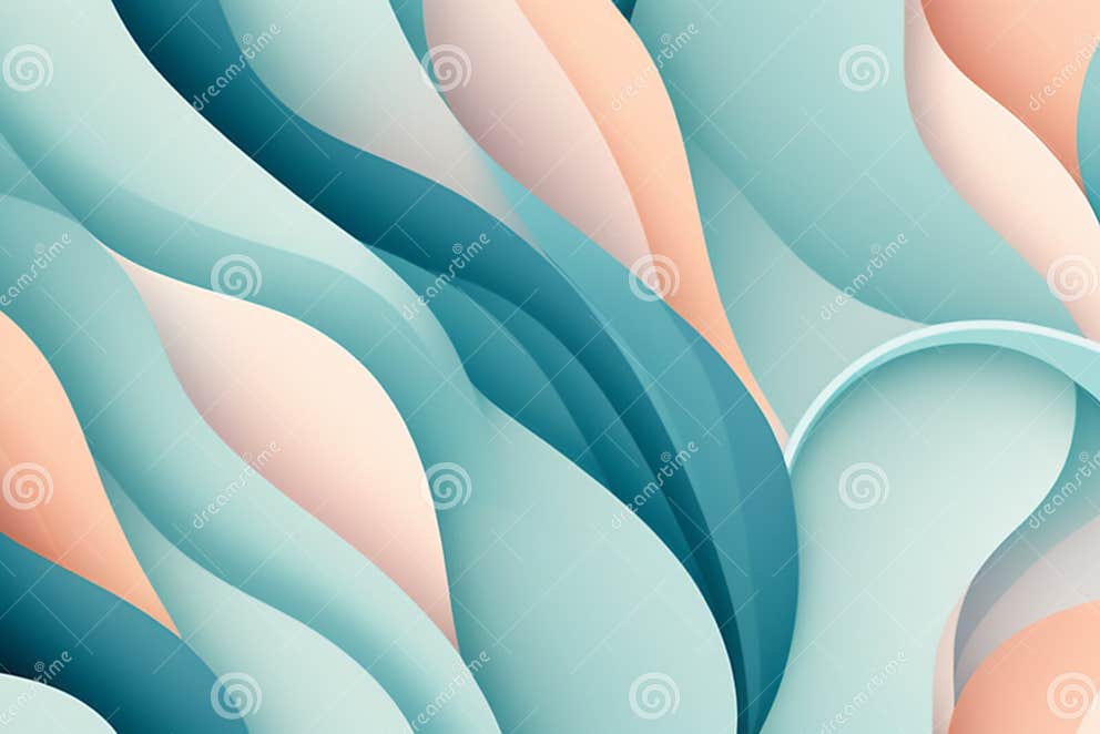 Multi Layers Blue Color Texture 3D Stock Illustration - Illustration of ...