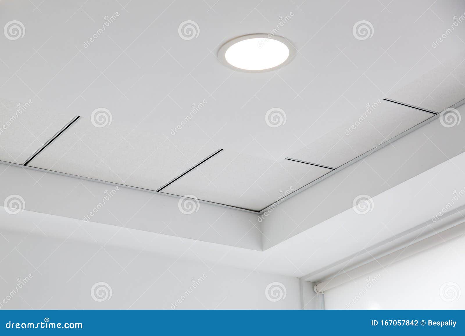 Multi-level Ceiling with Three-dimensional Protrusions and a Suspended ...