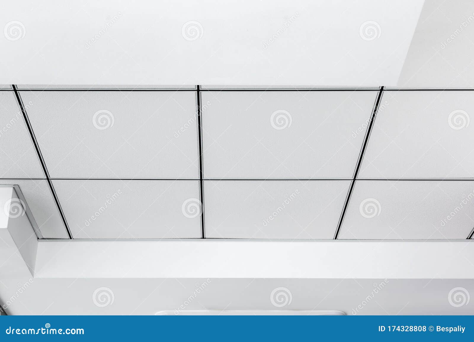 Multi-level Ceiling with Three-dimensional Protrusions and a Suspended ...
