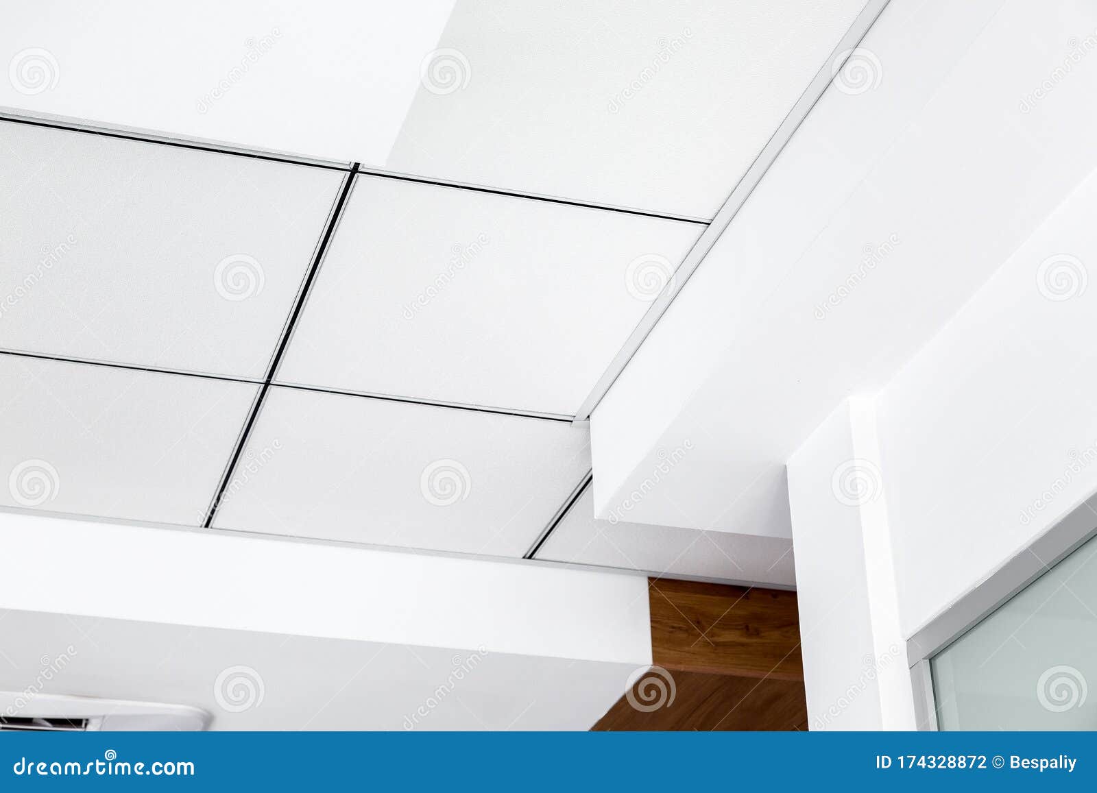 Multi-level Ceiling with Three-dimensional Protrusions and a Suspended ...