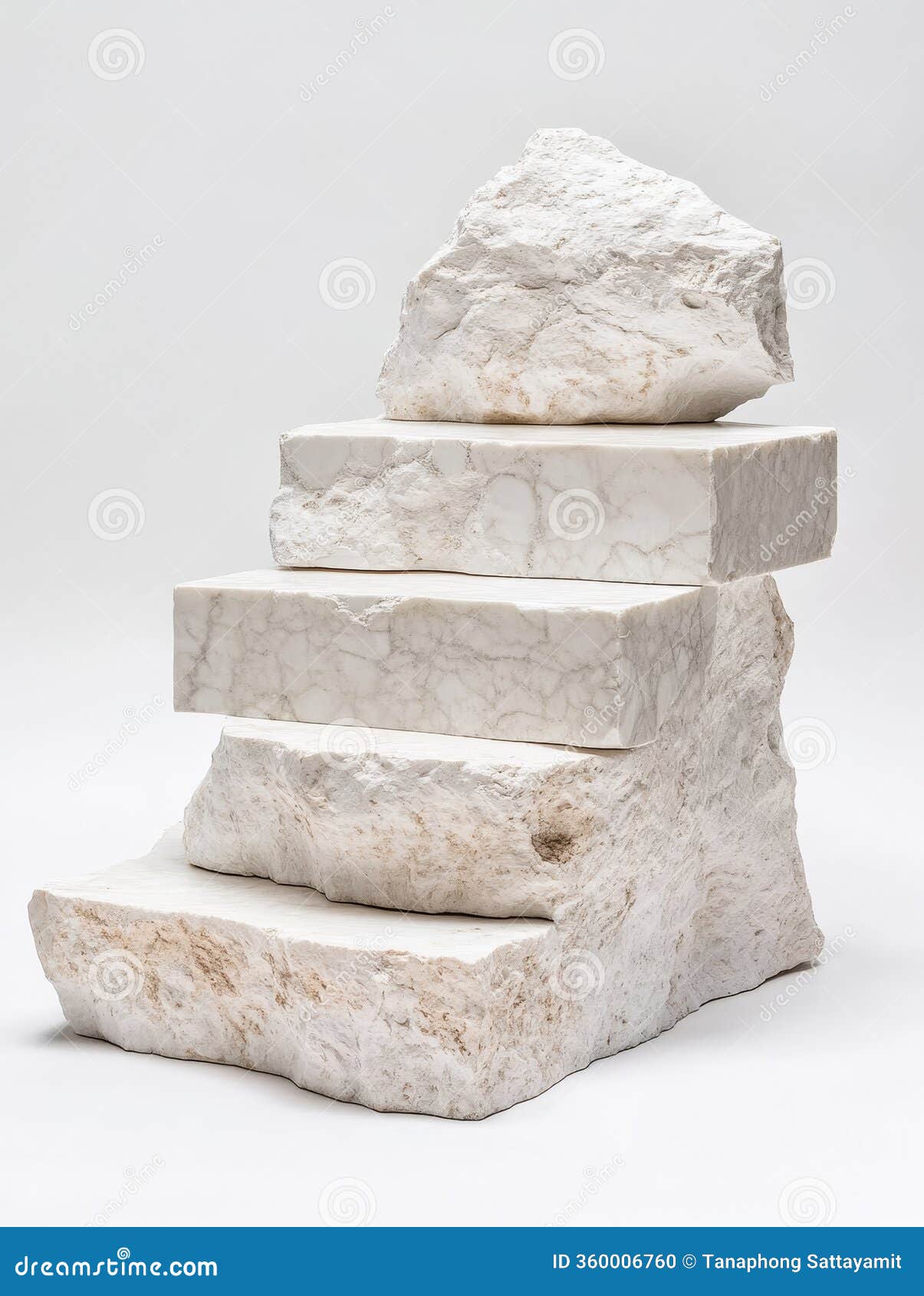 MultiLevel Stone Podium Display Abstract Stone Structure Representing ...