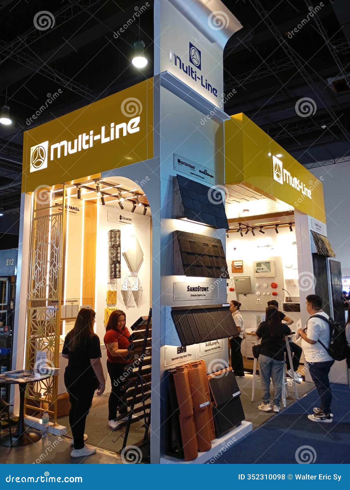 Multi Line Booth at Philconstruct Expo in Pasay, Philippines Editorial ...