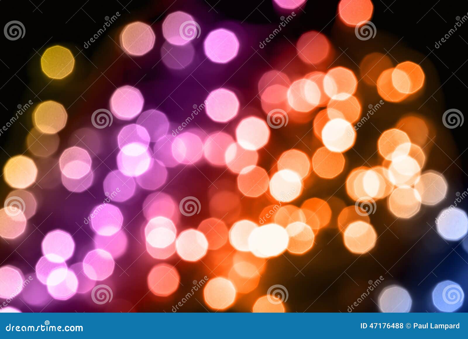 Multi Luci Di Natale Defocused Colorate Fotografia Stock - Immagine di ...