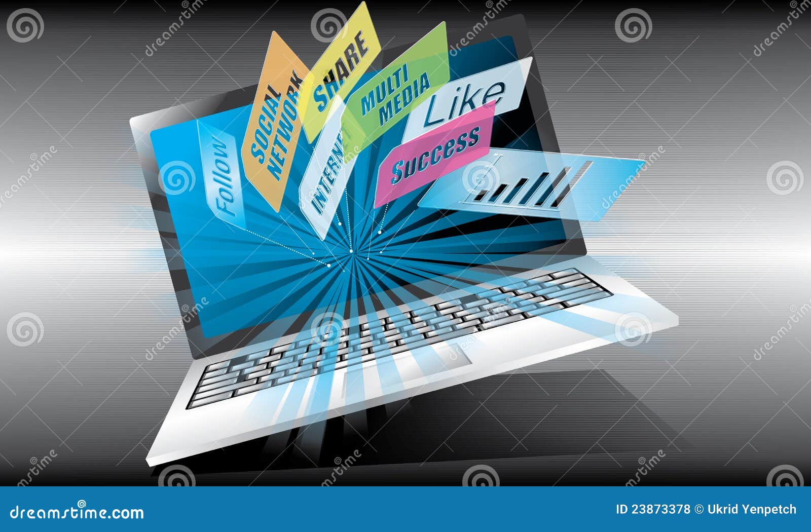 Multi Media stock vector. Illustration of idea, illustrator - 23873378