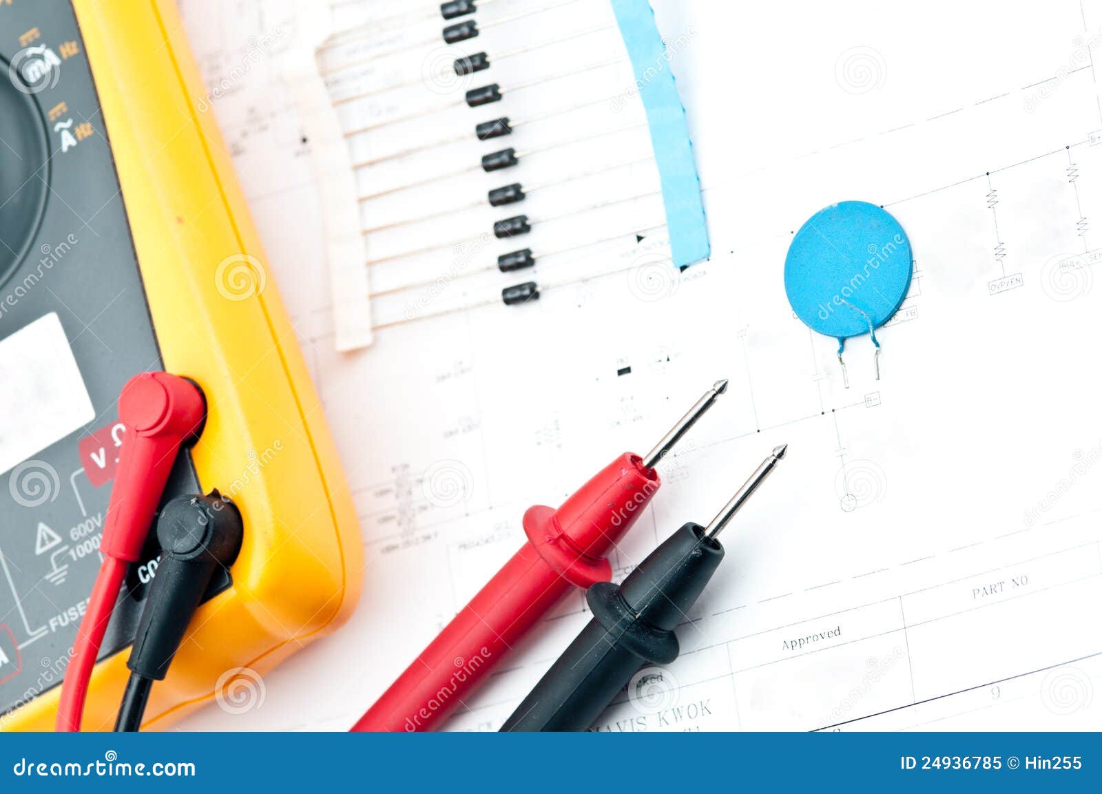 Multi-Meter stock image. Image of electric, electrician - 24936785