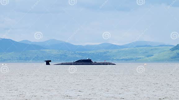 Multi-nuclear Submarine of Project 971 Editorial Image - Image of ...