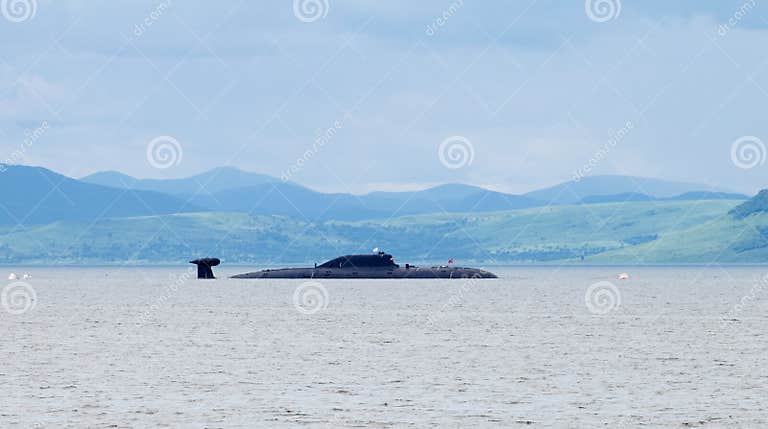 Multi-nuclear Submarine of Project 971 Editorial Image - Image of ...