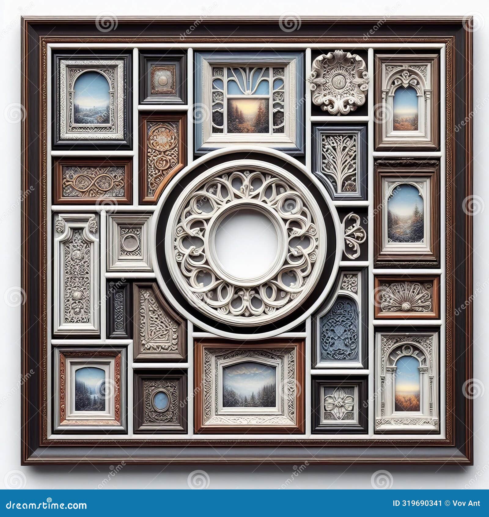 Multi Opening Frame a Frame with Multiple Windows or Openins Fo Stock ...