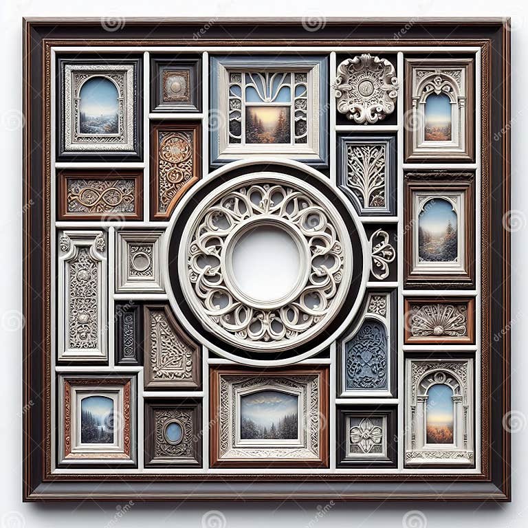 Multi Opening Frame a Frame with Multiple Windows or Openins Fo Stock ...