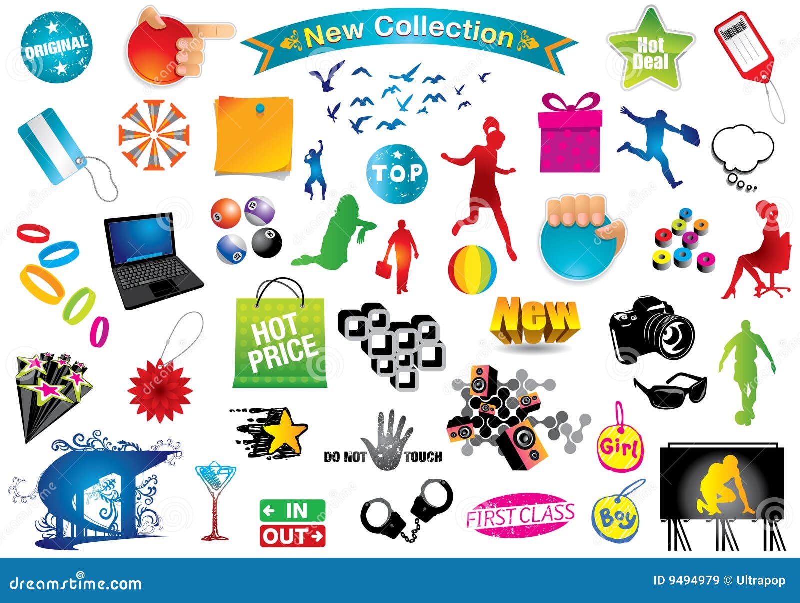 Multi Pack: Design Elements Stock Vector - Illustration of present ...