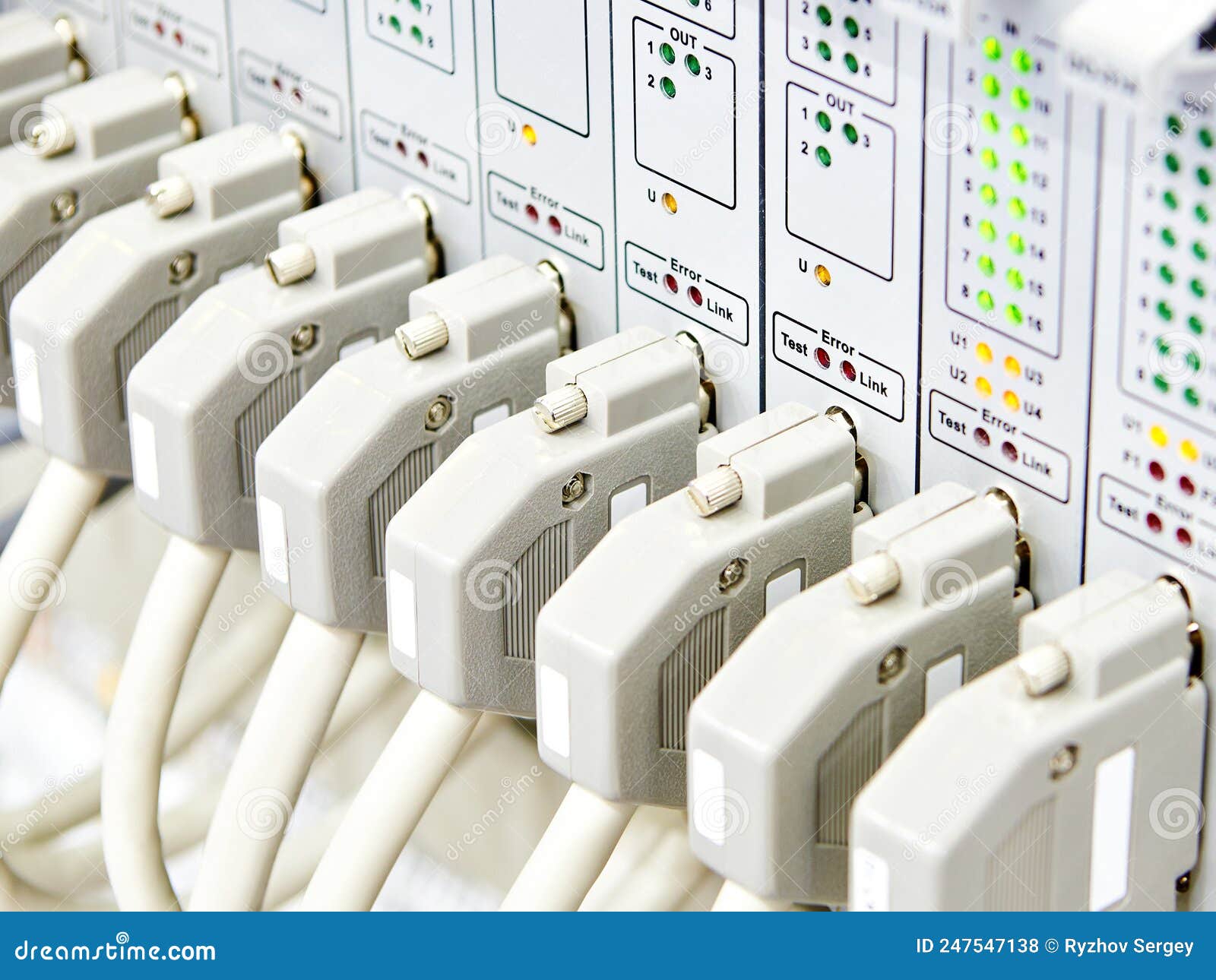 Multi Pin Connectors and Sockets Stock Photo - Image of port, cord ...