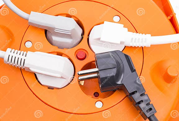 Multi Plug and Power Cables Stock Image - Image of nest, volts: 45058433