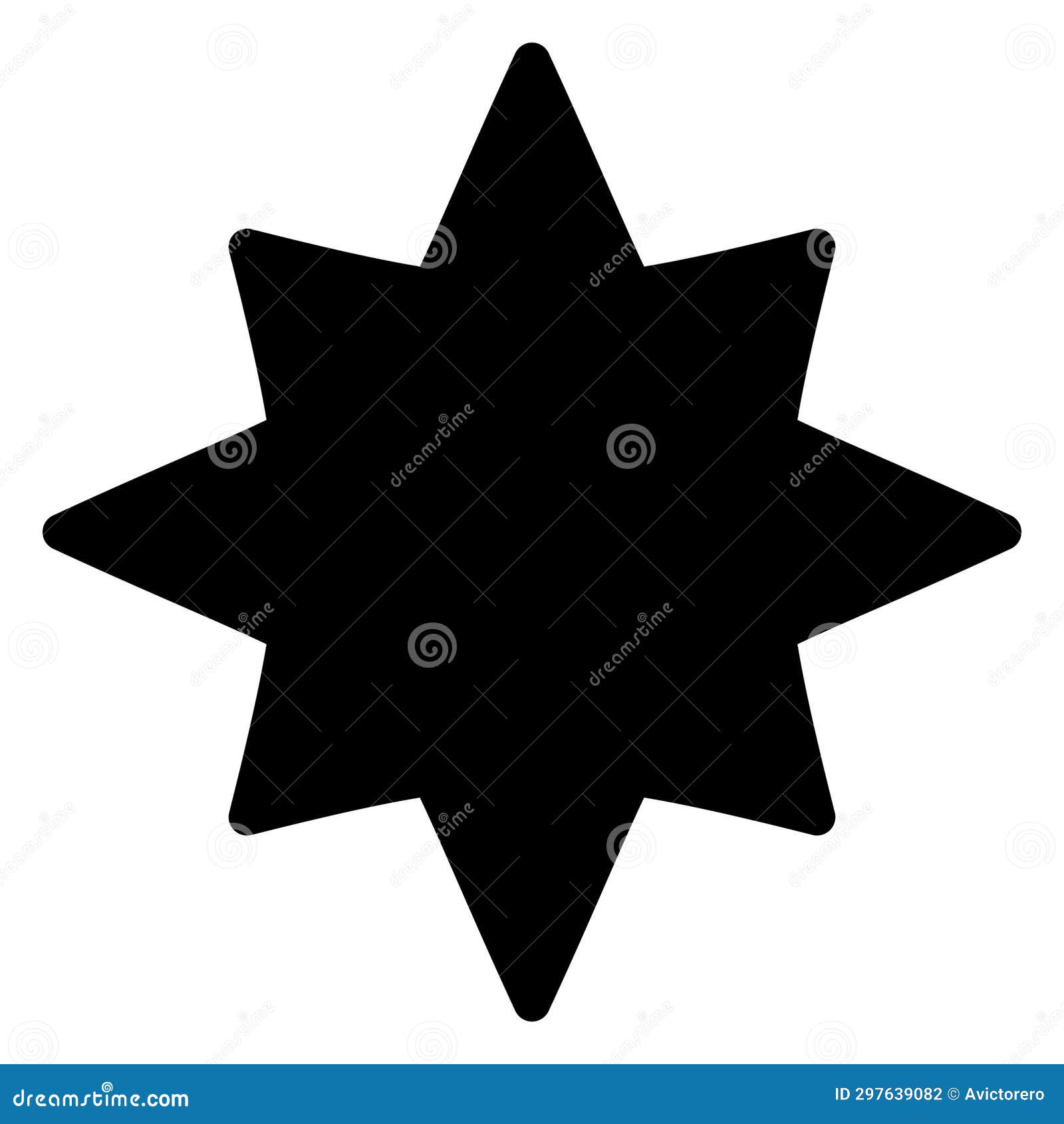 Multi Pointed Star Design Element Stock Vector - Illustration of multi ...